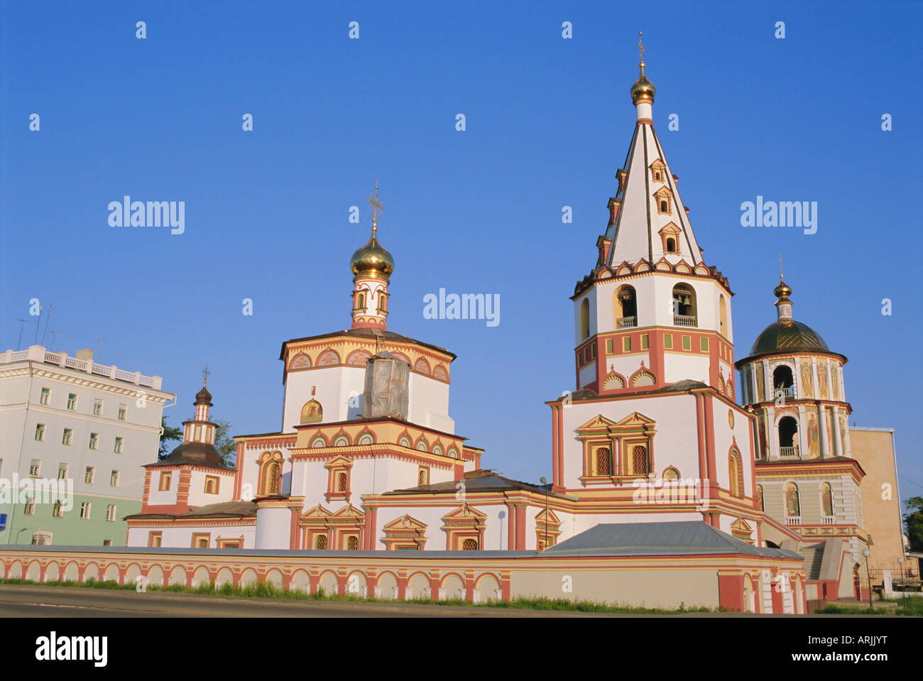 Russian Orthodox Church, Irkutsk, Siberia, Russia Stock Photo - Alamy