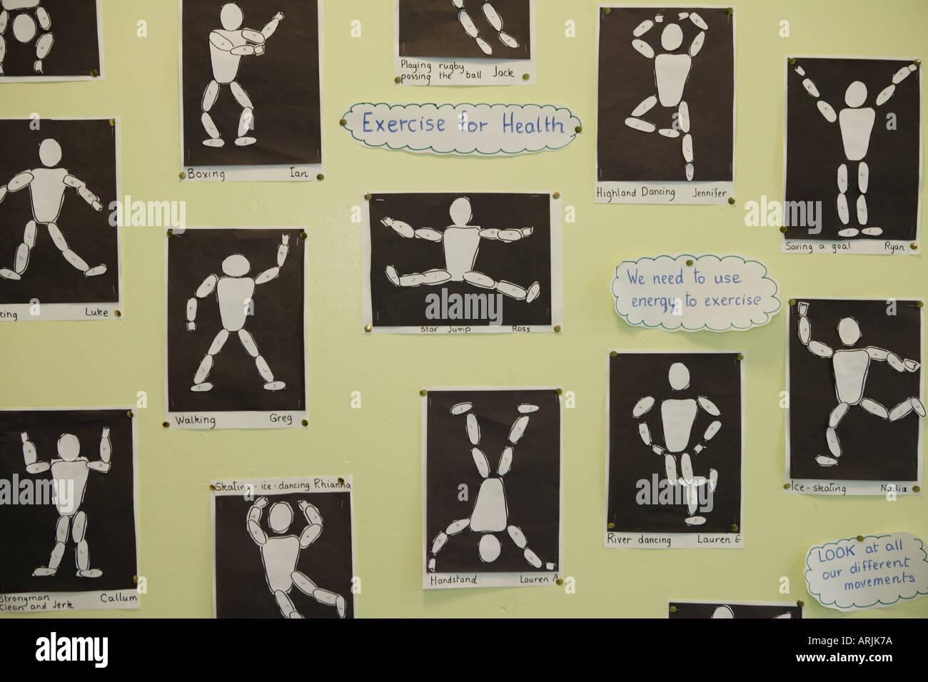 Childrens education exercise Stock Photo - Alamy