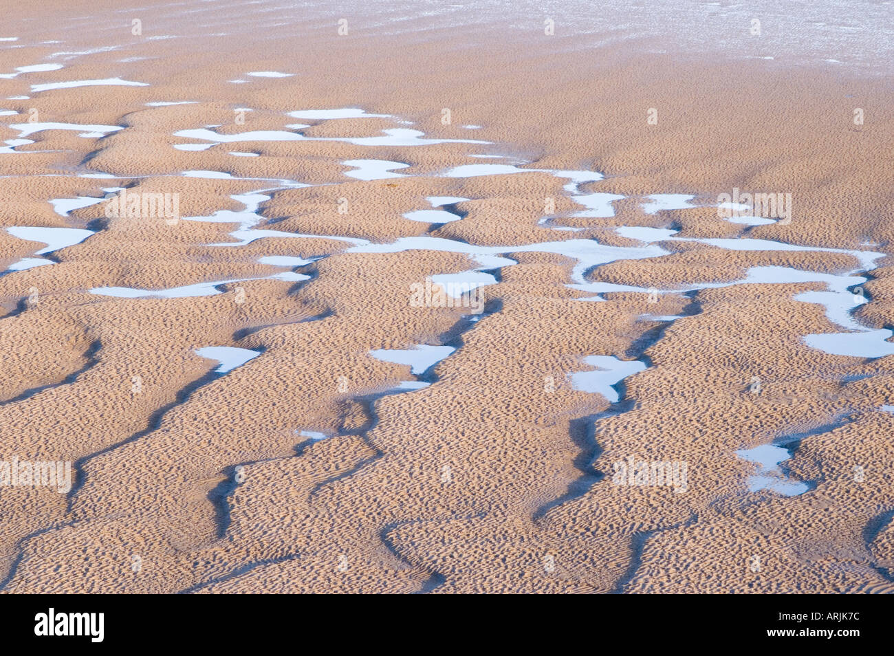 Patterns in the sand Stock Photo - Alamy
