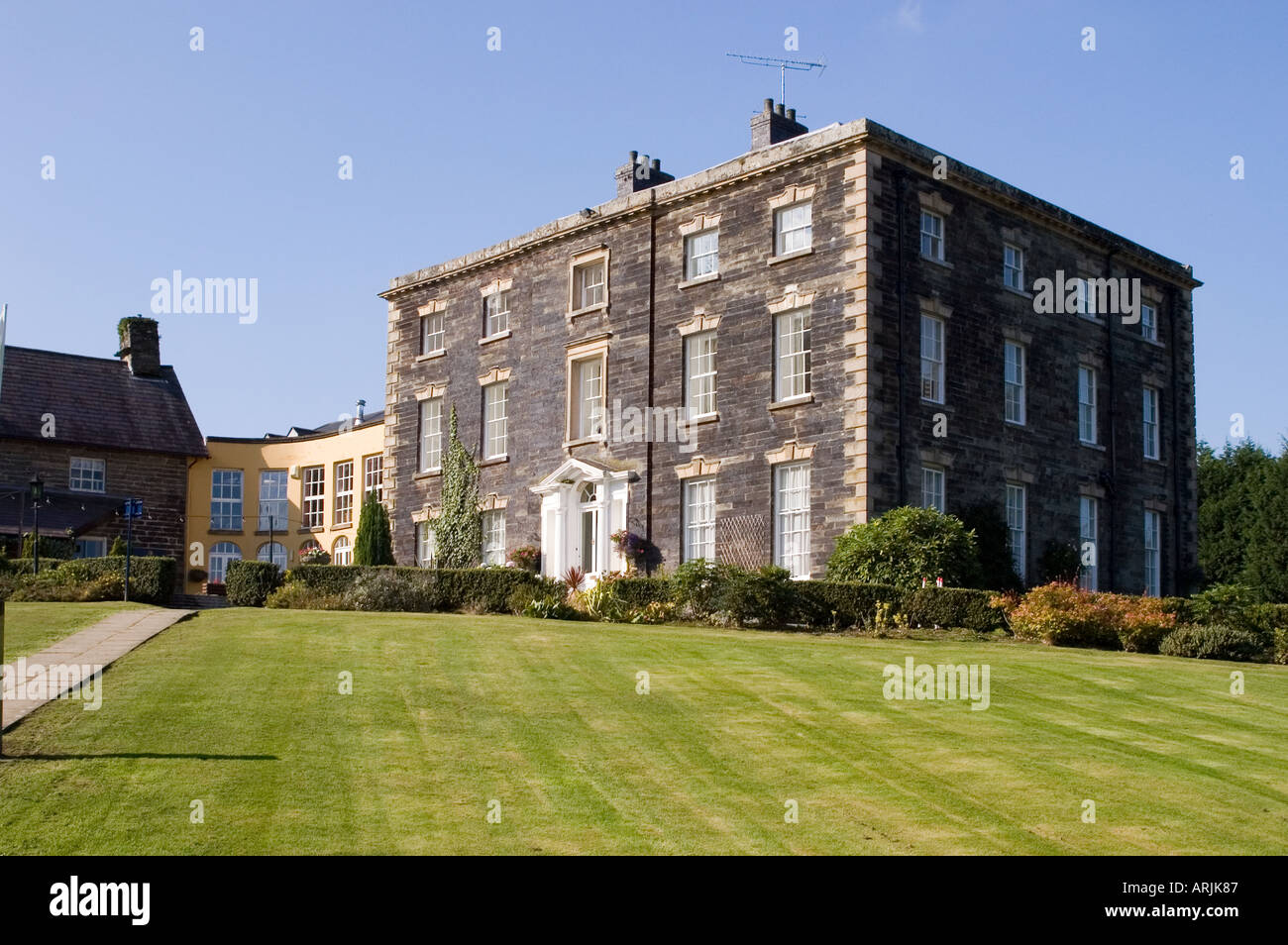 Plas Talgarth Hotel and Country Club, Pennal, Powys, Wales Stock Photo ...