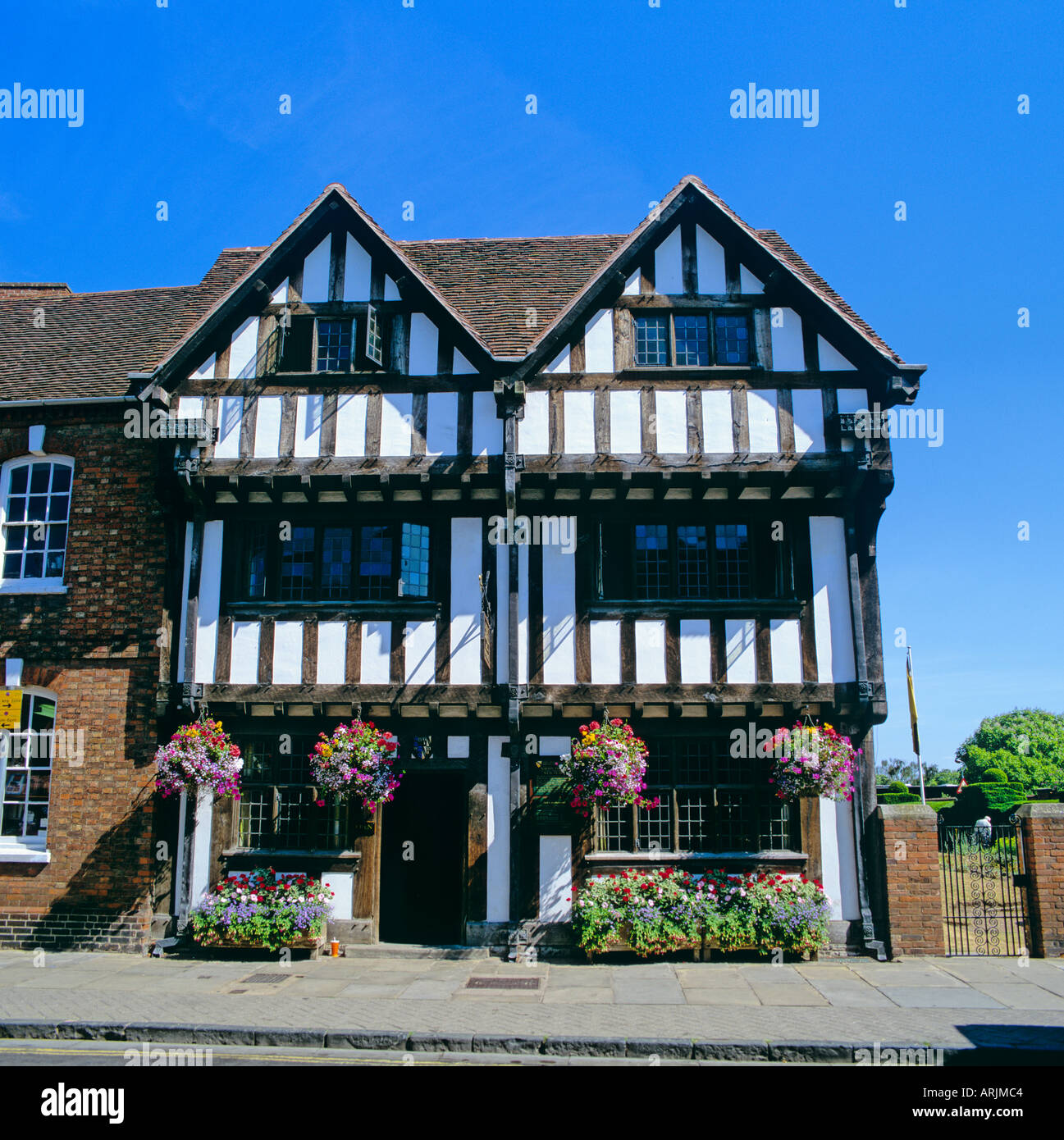 Nash's House New Place Stratford upon Avon Warwickshire England Stock ...