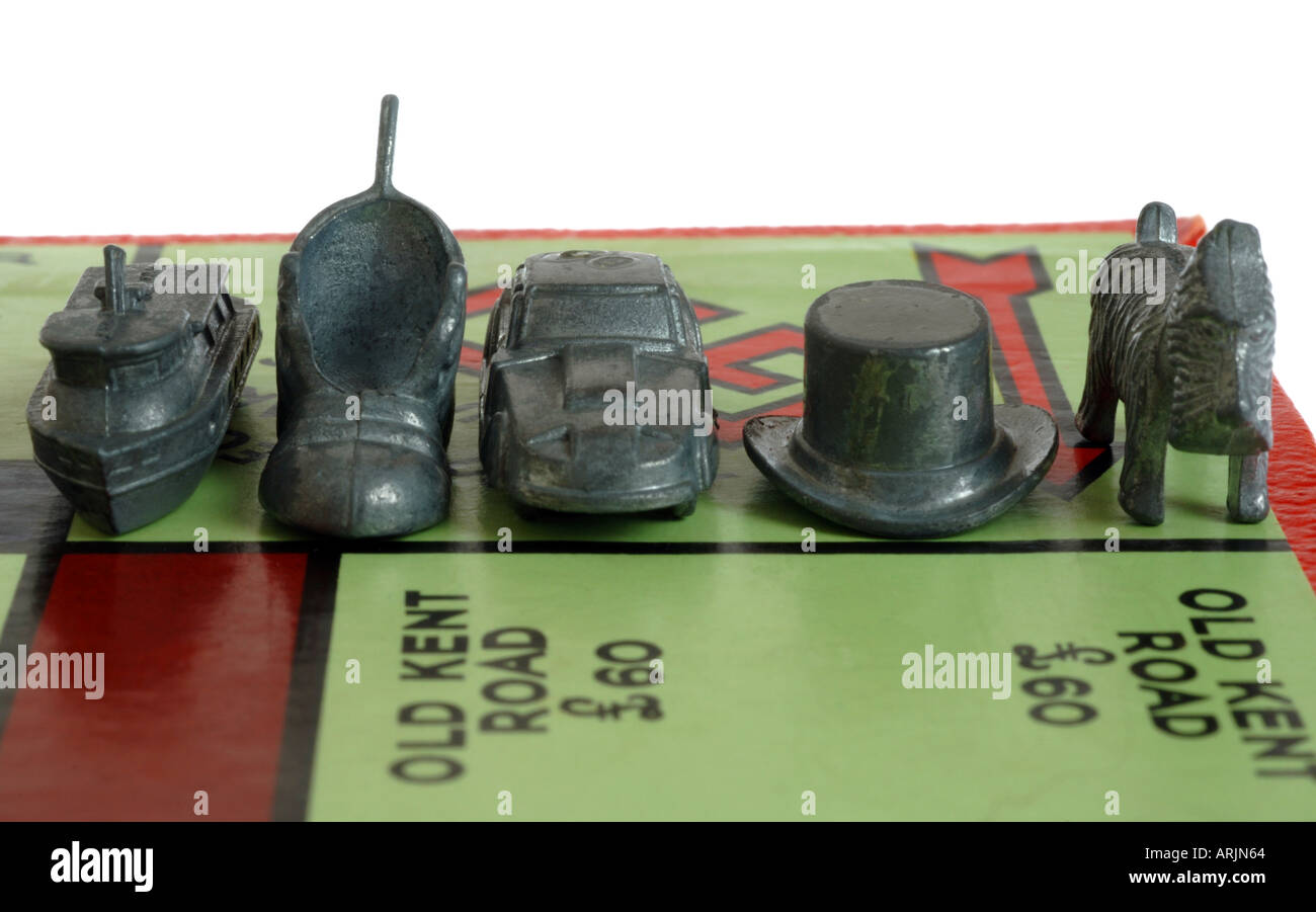 Monopoly pieces hi-res stock photography and images - Alamy