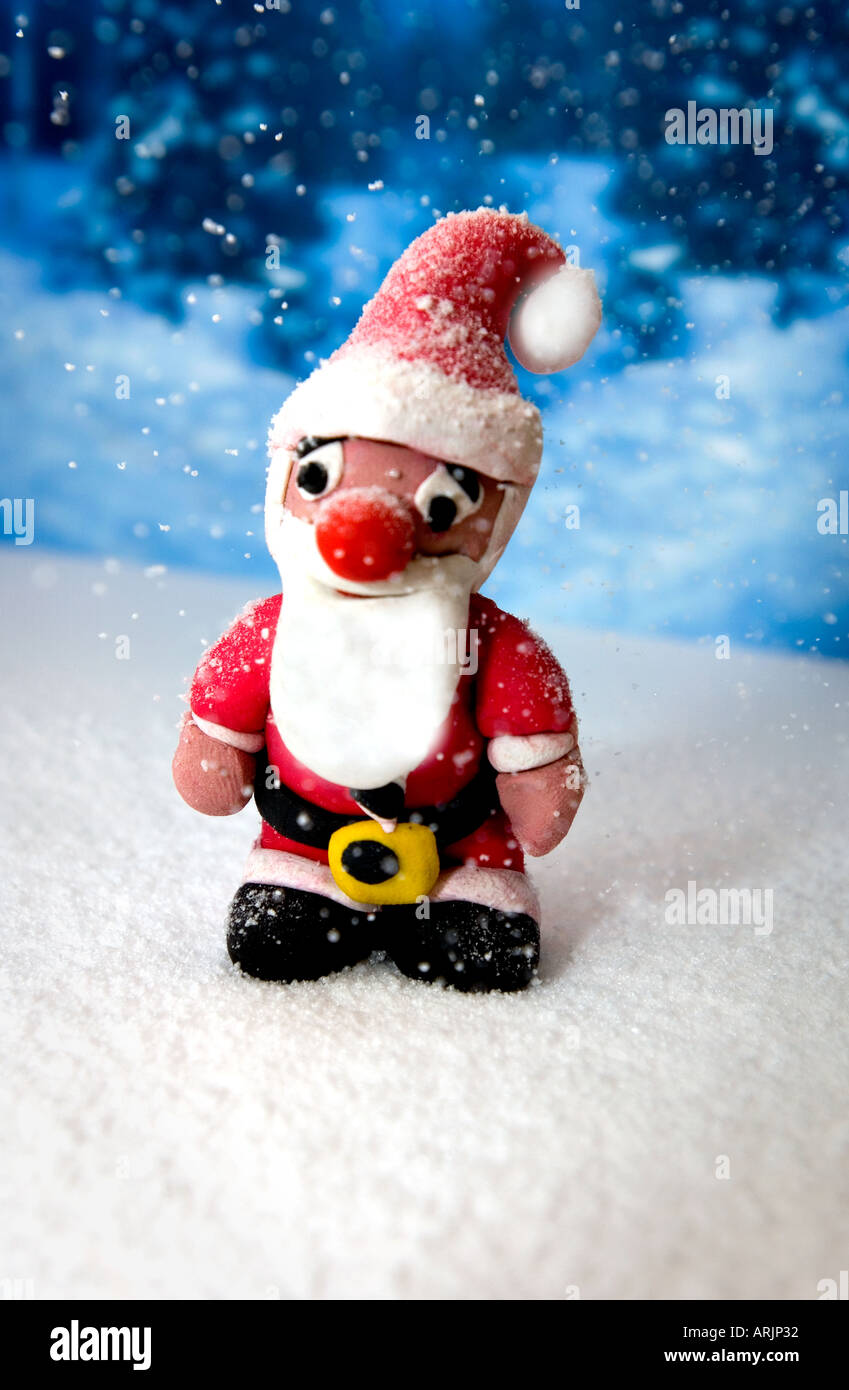 Jolly father christmas head hi-res stock photography and images - Alamy