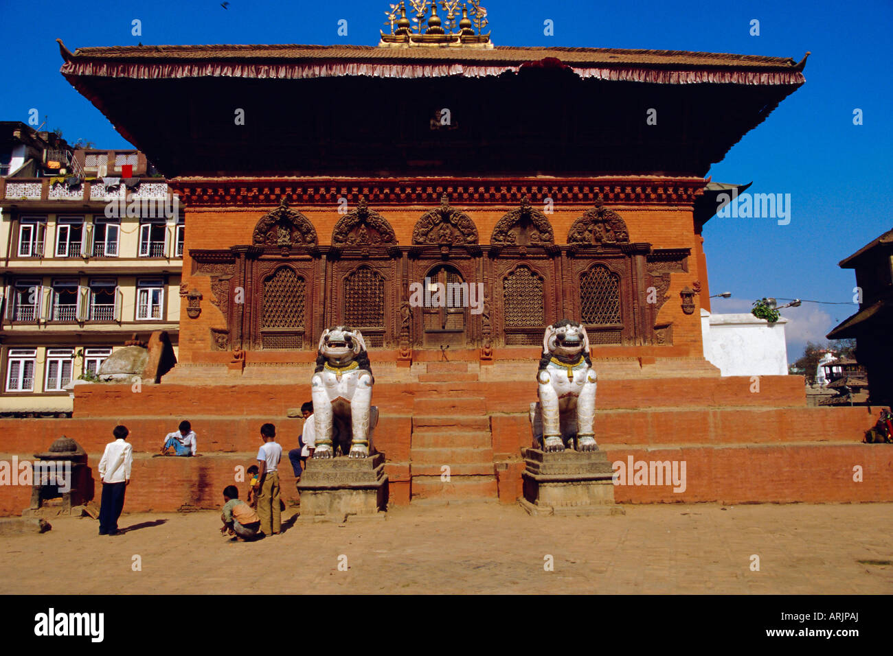 Shiva-Parvati Temple, Durbar Square, Katmandu, Nepal Stock Photo - Alamy