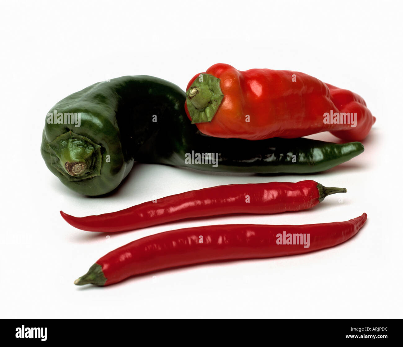 Chilli chopped isolated on white hi-res stock photography and images ...