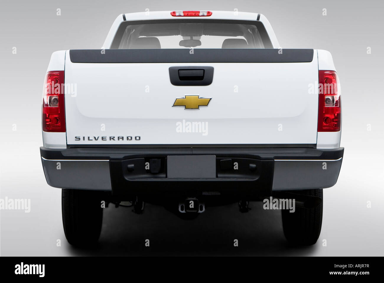 2008 Chevrolet Silverado 2500 HD WT in White - Low/Wide Rear Stock ...