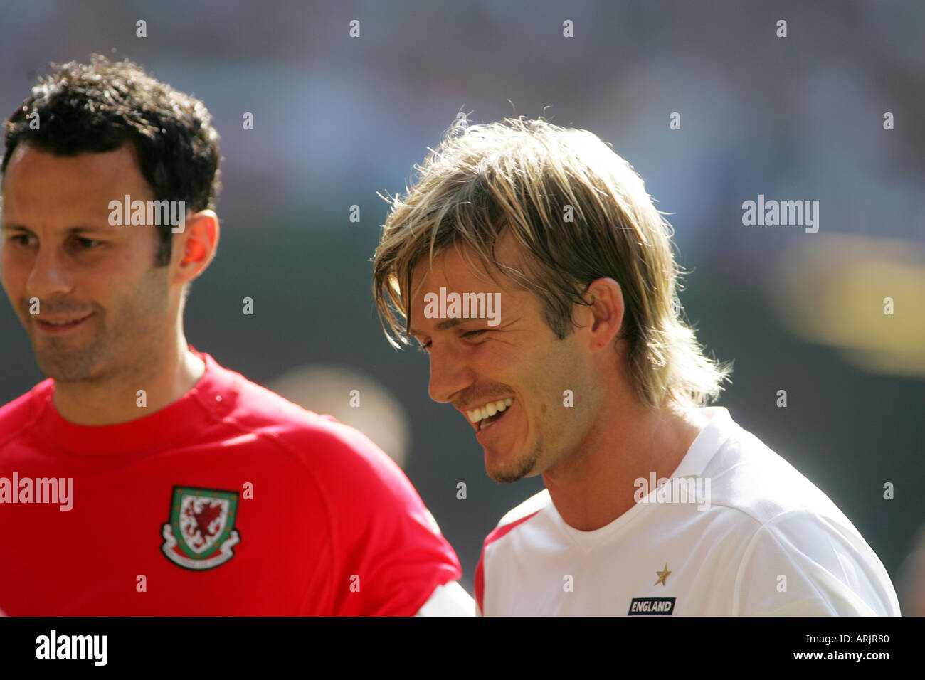 David beckham england captain hi-res stock photography and images - Alamy