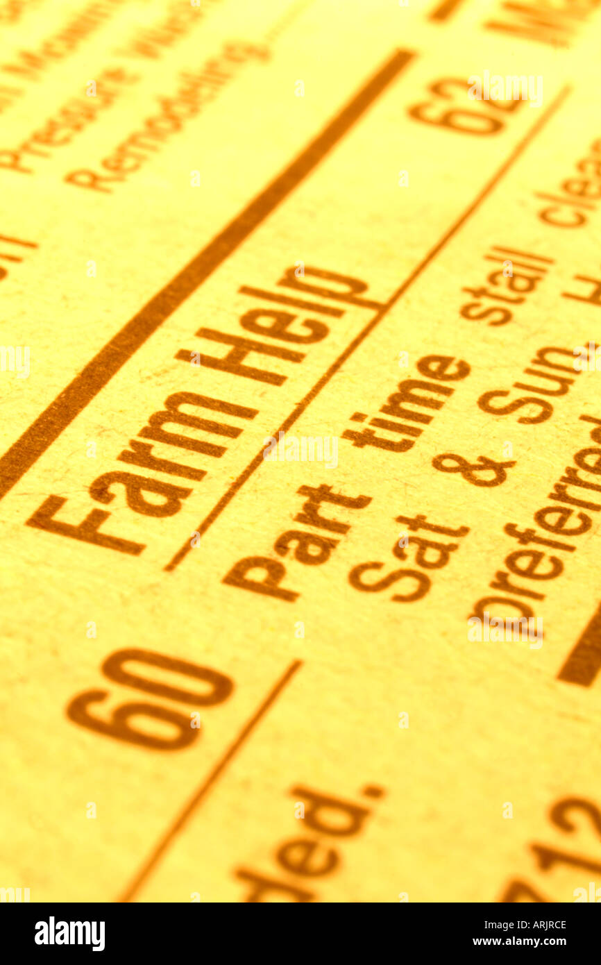 Help Wanted Ads Stock Photos & Help Wanted Ads Stock Images - Alamy