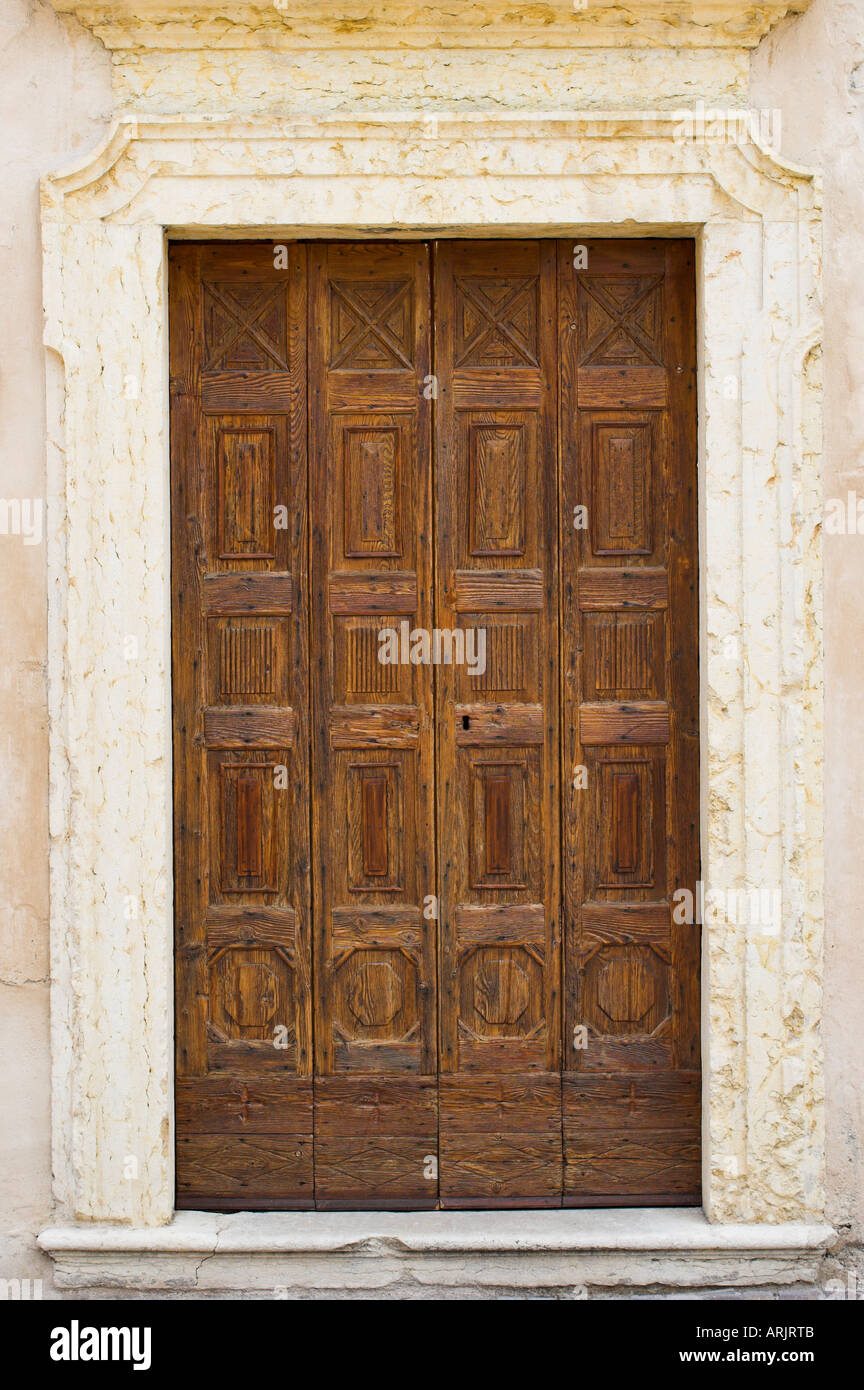 Church door Bardolino Lake Garda Italy Stock Photo - Alamy