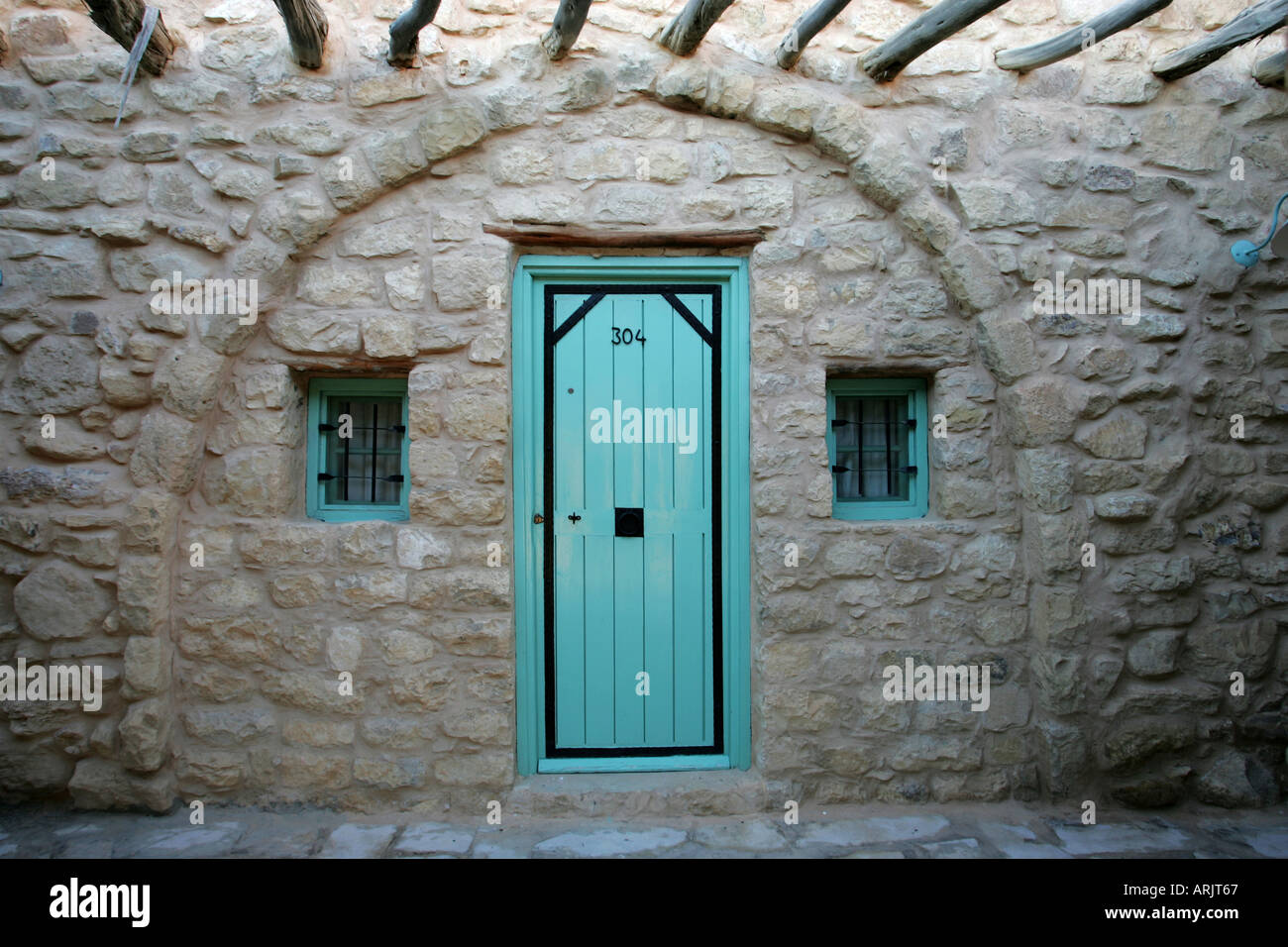 JOR, Jordan, Petra: Hotel Resort in traditionell jordan village style ...