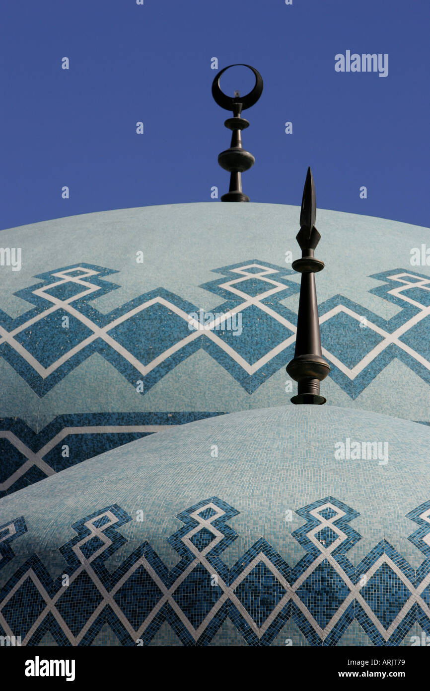 JOR, Jordan, Amman: King Abdullah Mosque, in the Al-Abdali district ...