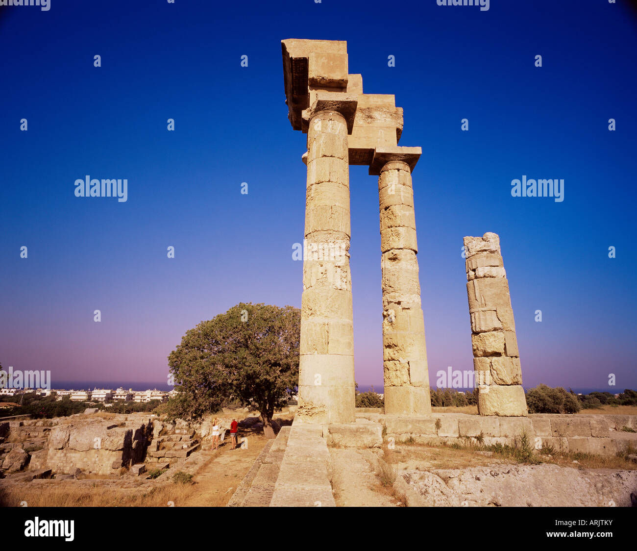 Acropolis of Rhodes, Rhodes City, island of Rhodes, Dodecanese, Greek ...