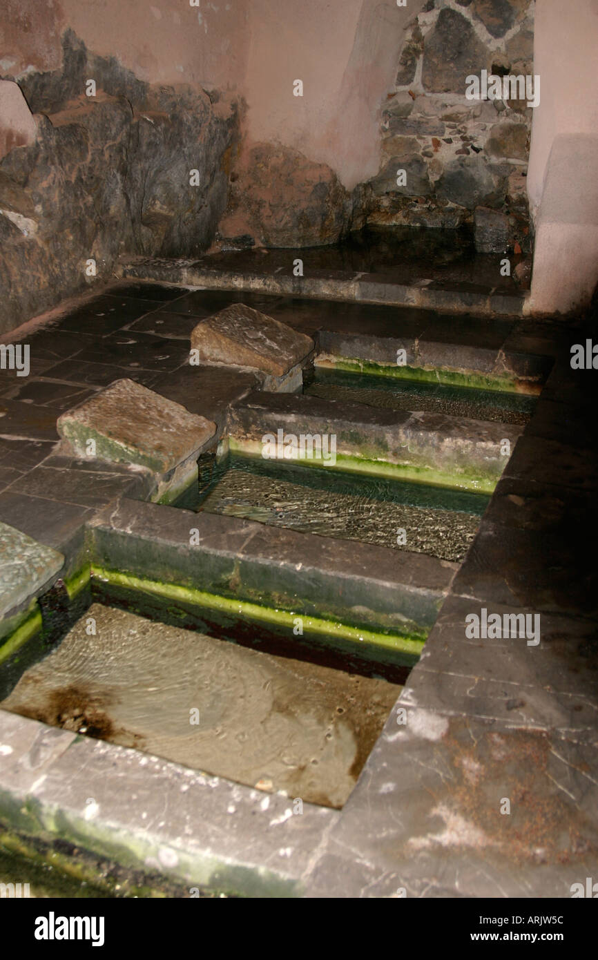The Fountain Cefalu medieval laundry Stock Photo - Alamy