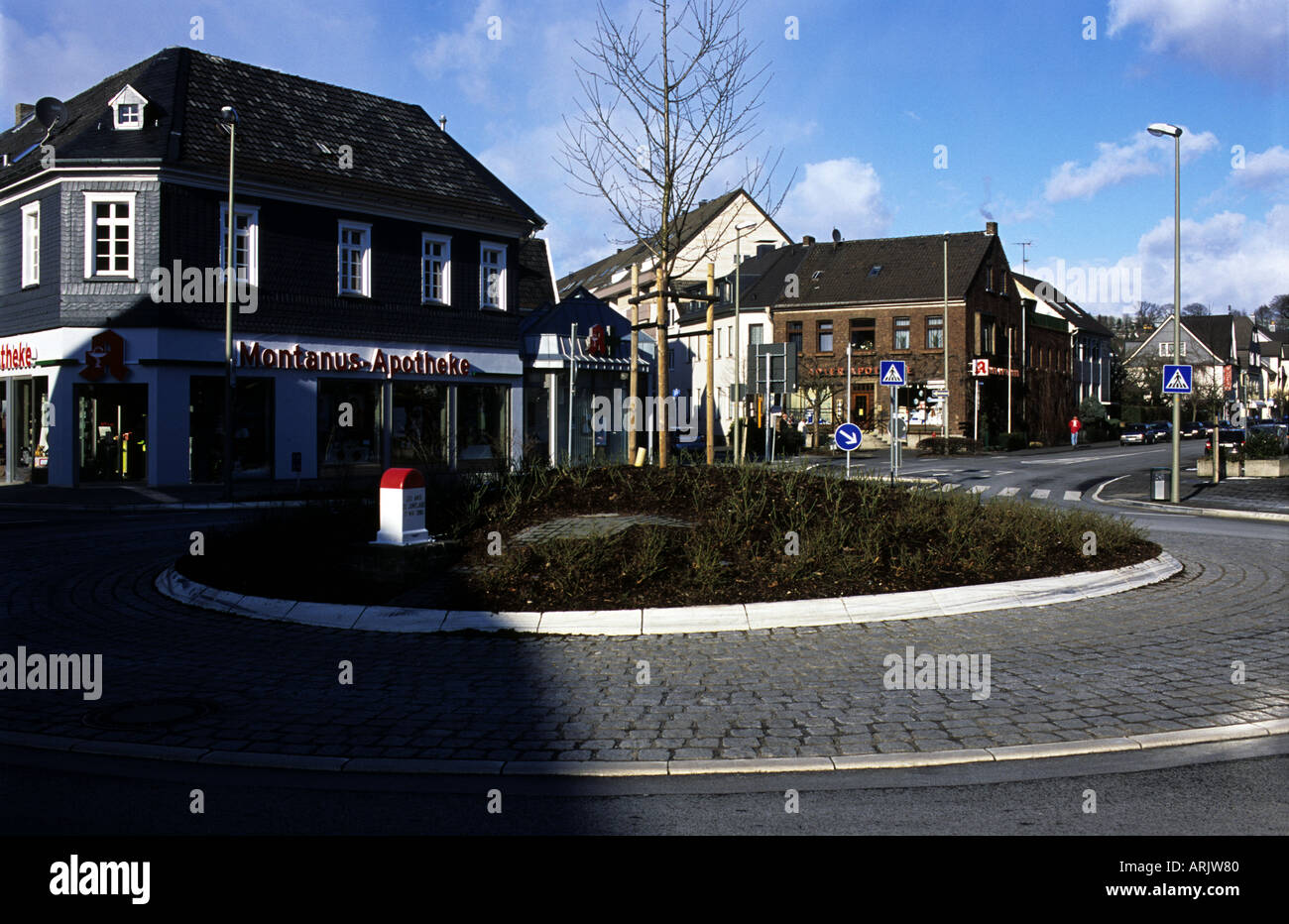 Leichlingen town centre near Cologne, Germany Stock Photo - Alamy