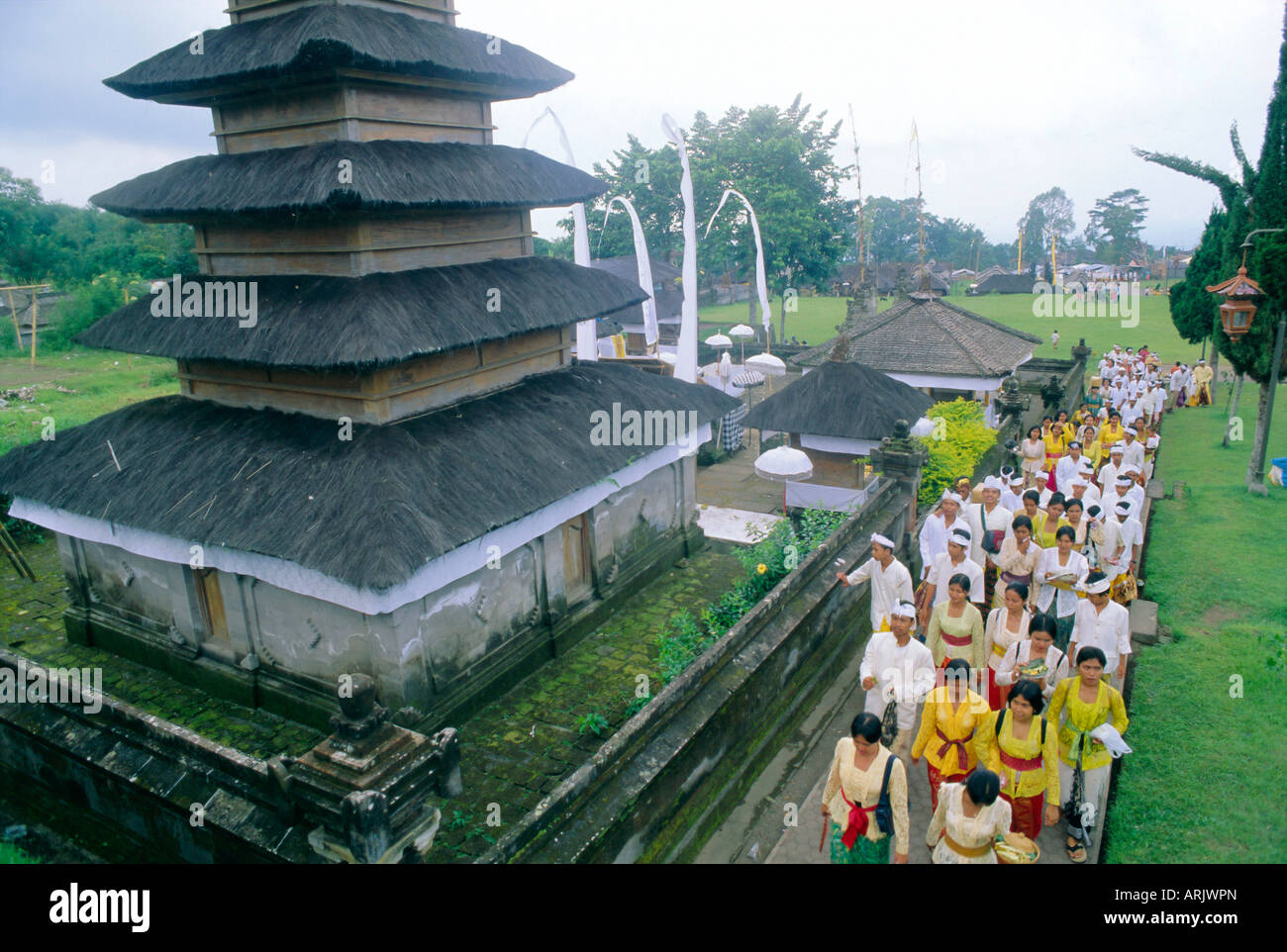 Batara Turum Kabeh ceremony, Hindu temple of Besakih, Bali, Indonsesia ...