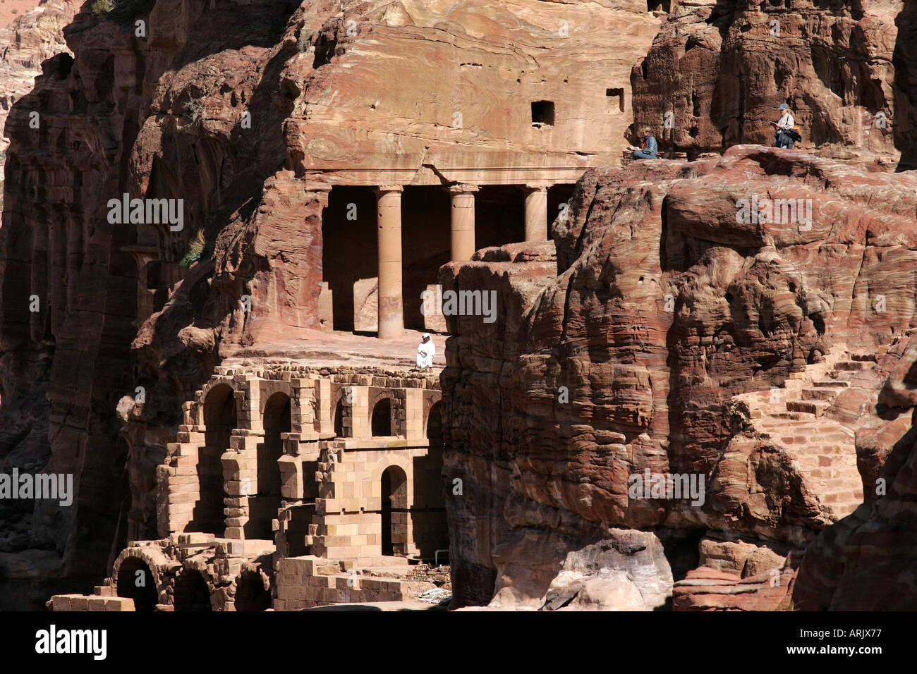 JOR, Jordan, Petra: Nabatean ancient city of Petra, at the Kings ...