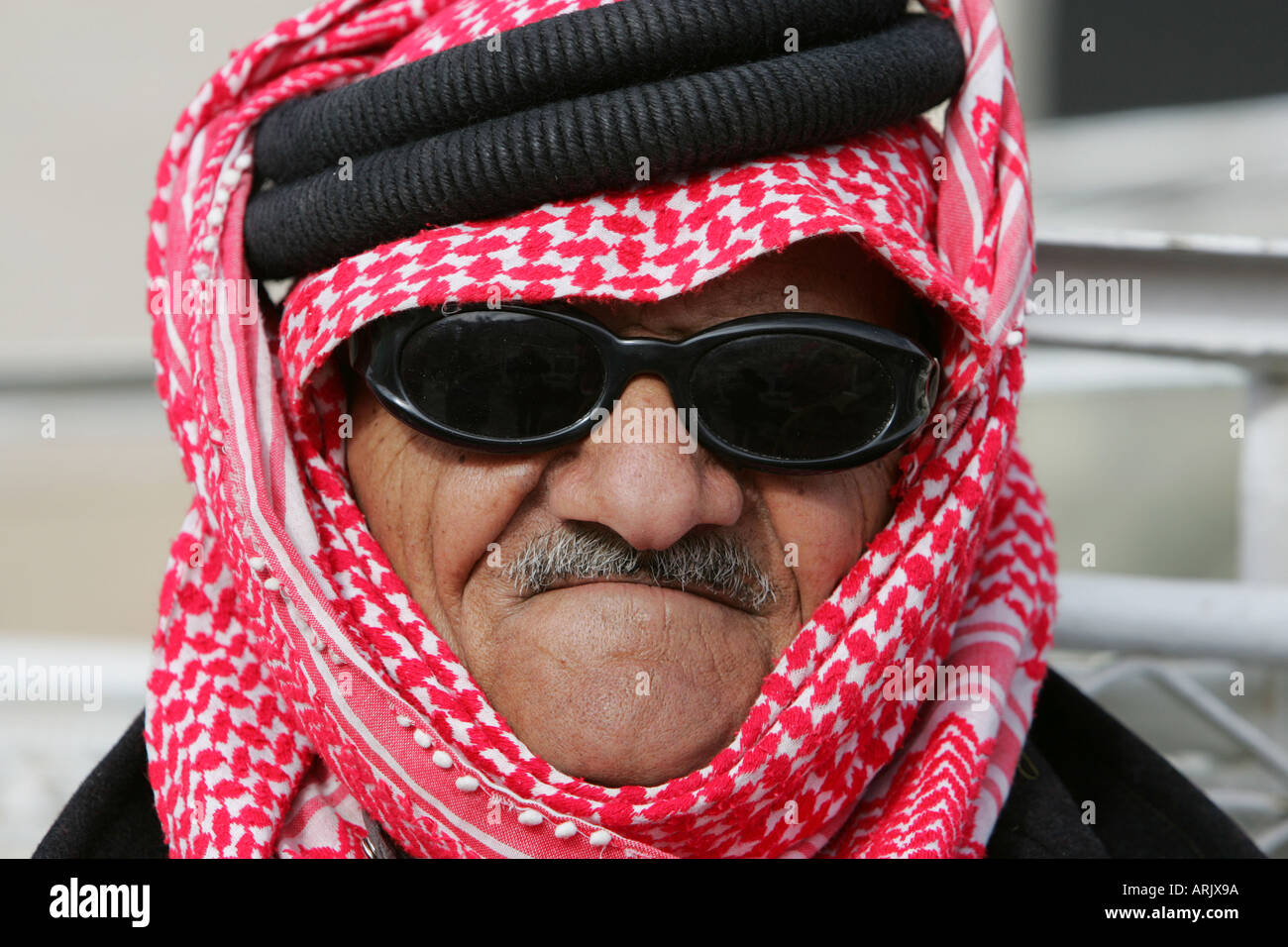 JOR, Jordan, portrait of an old Jordanian man Stock Photo - Alamy