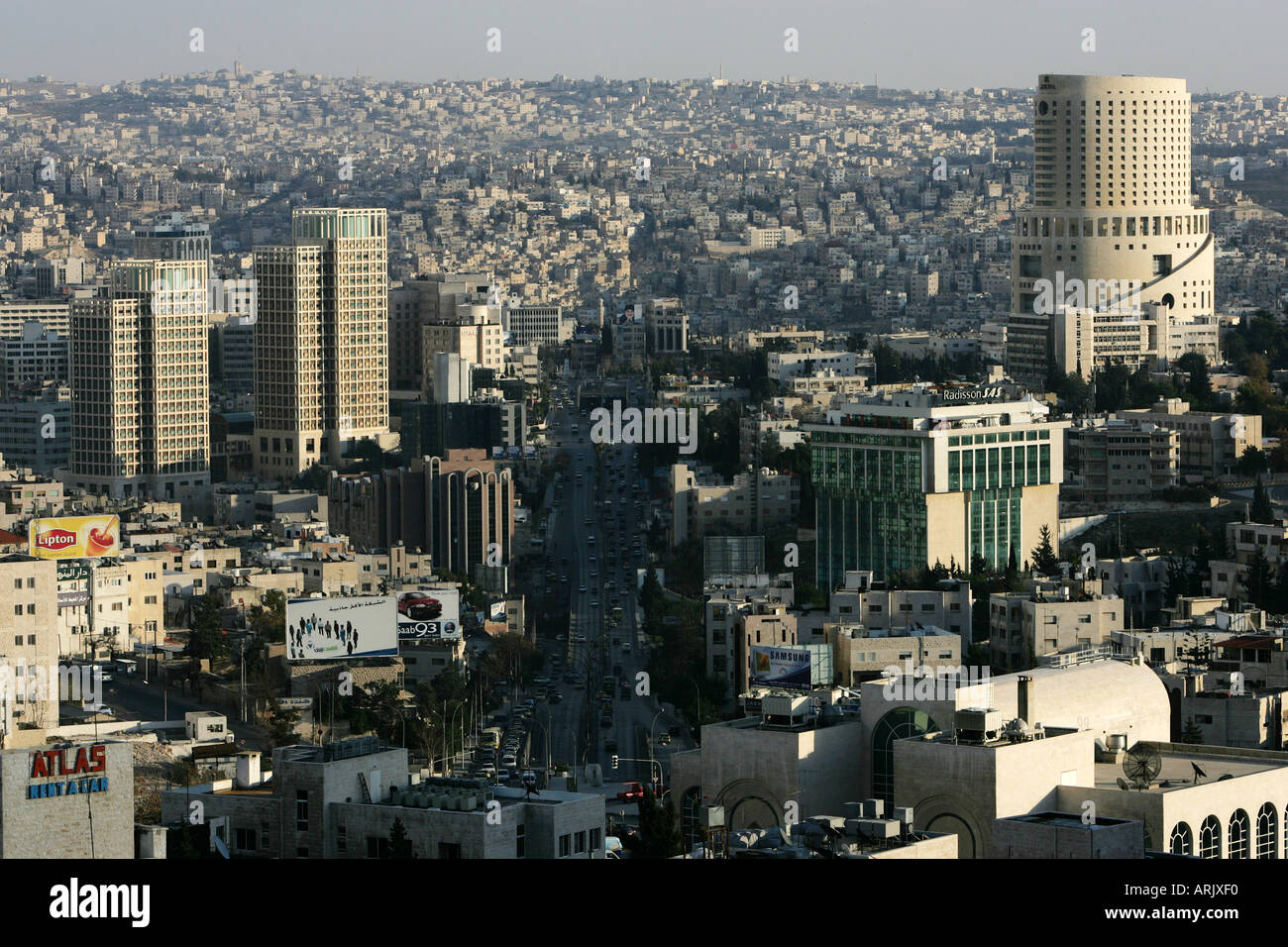 JOR, Jordan, Amman: City Center, Business district, Zahran district. Al ...