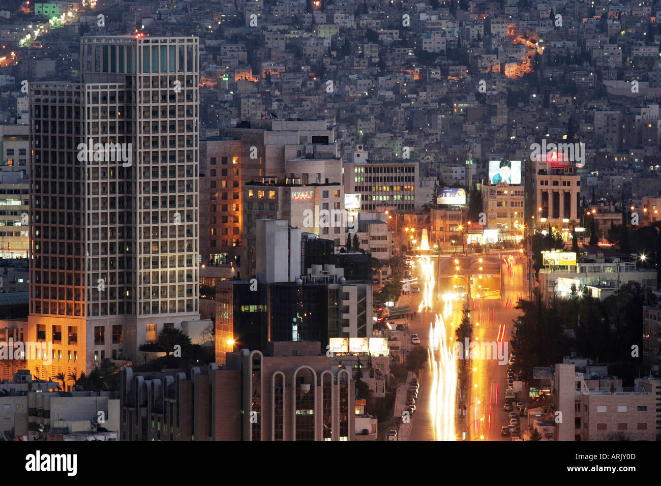JOR, Jordan, Amman: City Center, Business district, Zahran district. Al ...