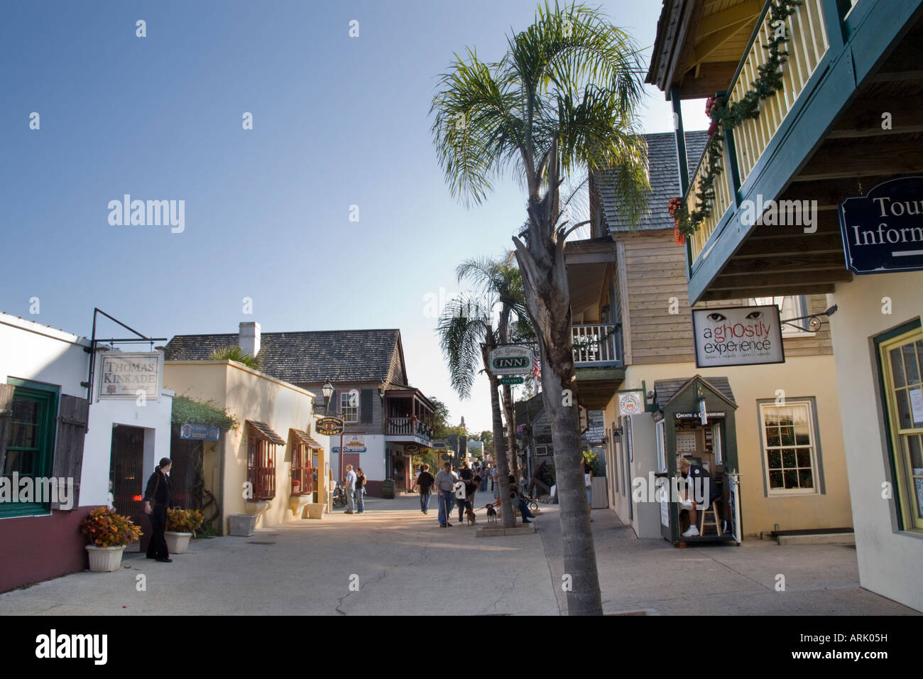 St. George Street, St. Augustine Florida Stock Photo - Alamy