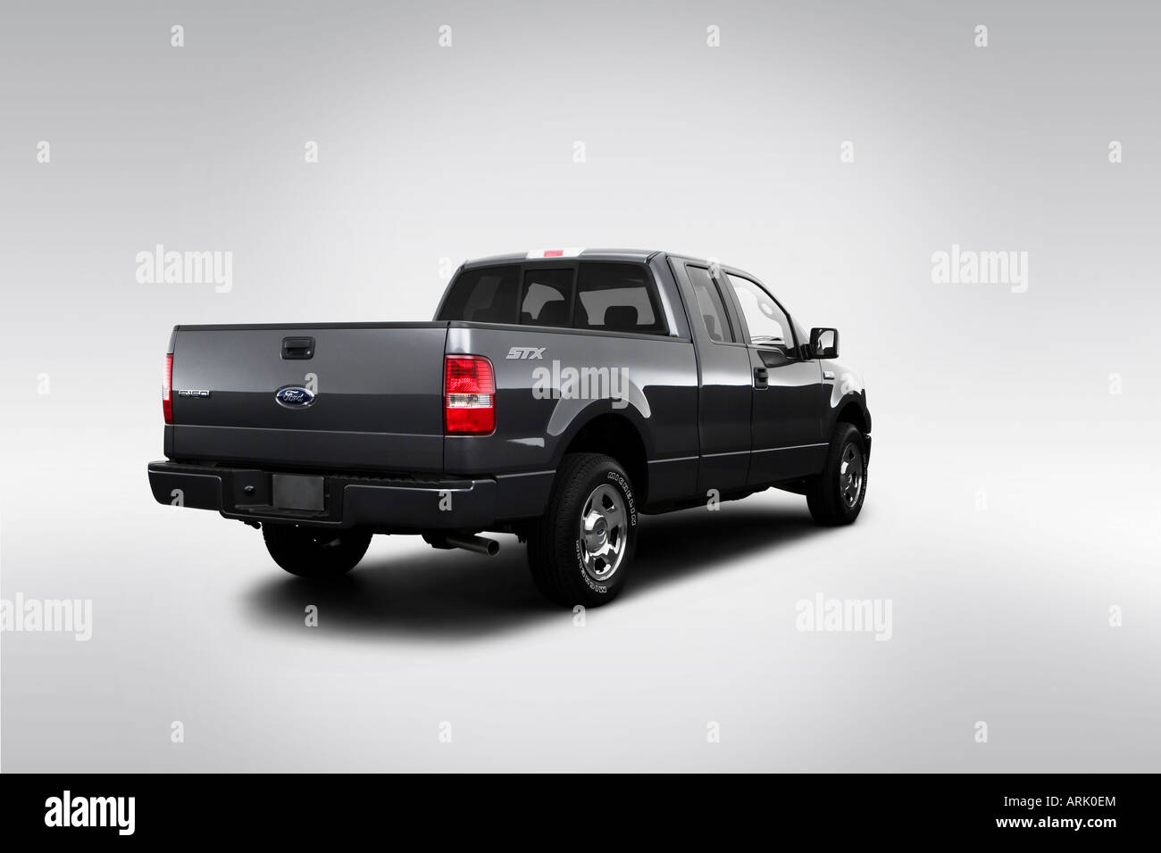 2008 Ford F150 in Gray - Rear angle view Stock Photo - Alamy
