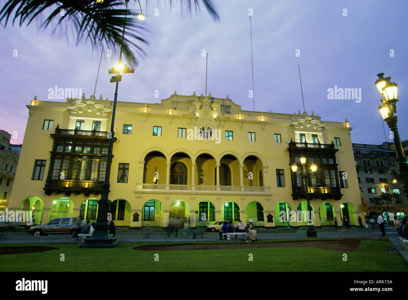City Hall Lima Peru Stock Photo - Alamy