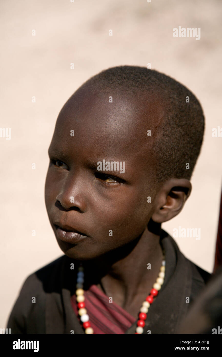 Image of a boy member of the Maasai tribe Stock Photo - Alamy