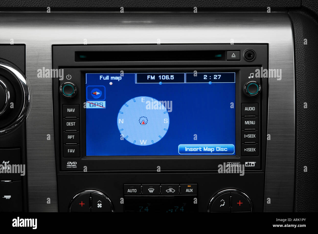 2008 Hummer H2 in Orange - Nav Unit, Head On Stock Photo - Alamy