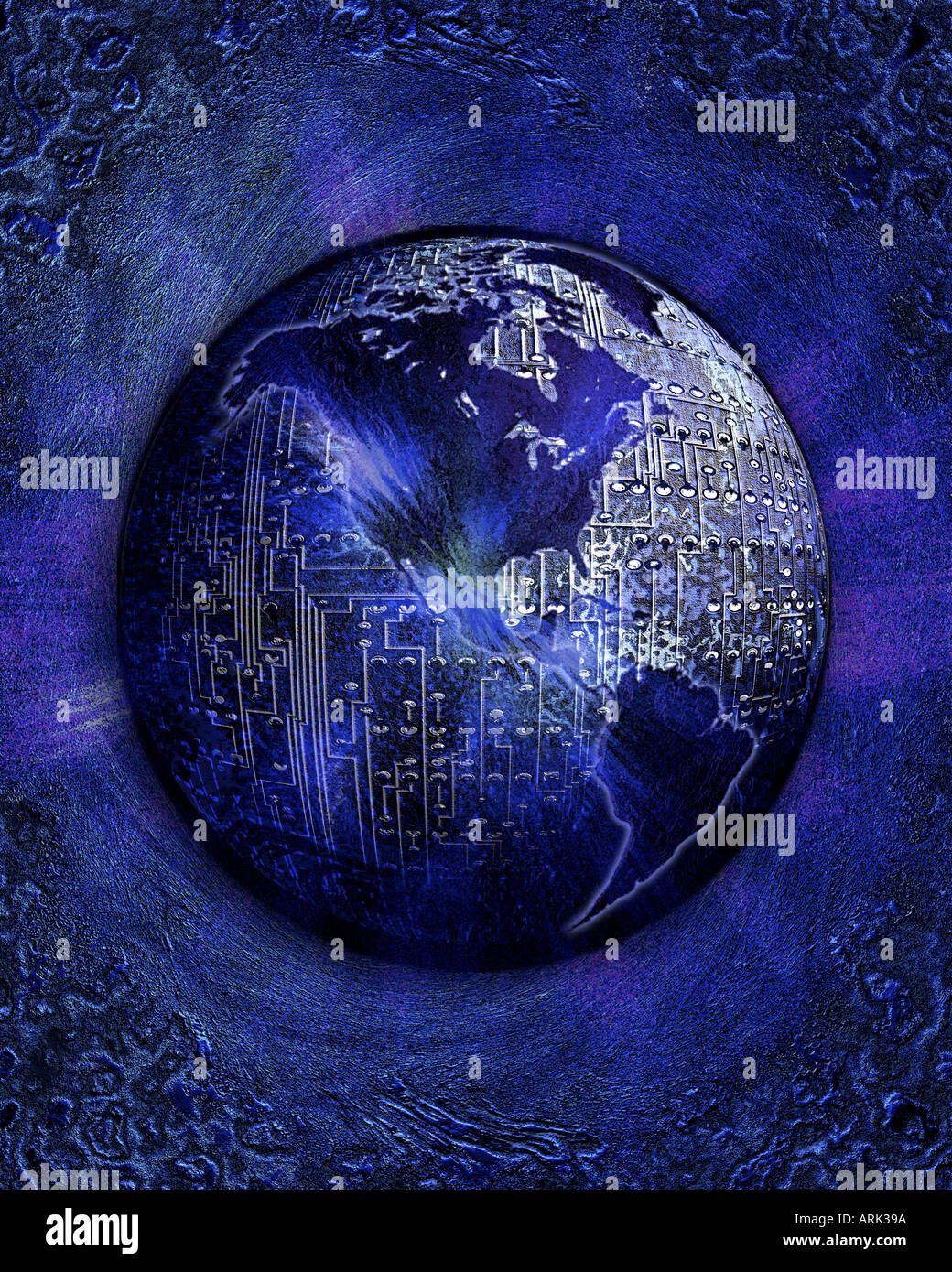 Flat earth maps hi-res stock photography and images - Alamy