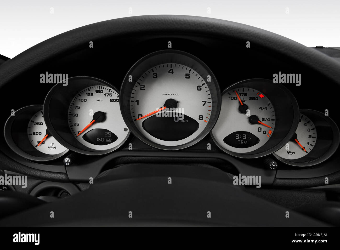 2008 Porsche 911 Carrera S in Gray - Speedometer/tachometer Stock Photo ...