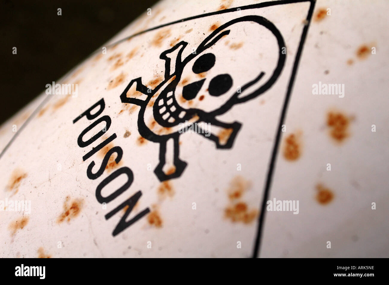 Symbolic photo: tun with toxic content. Poison, toxic substances ...