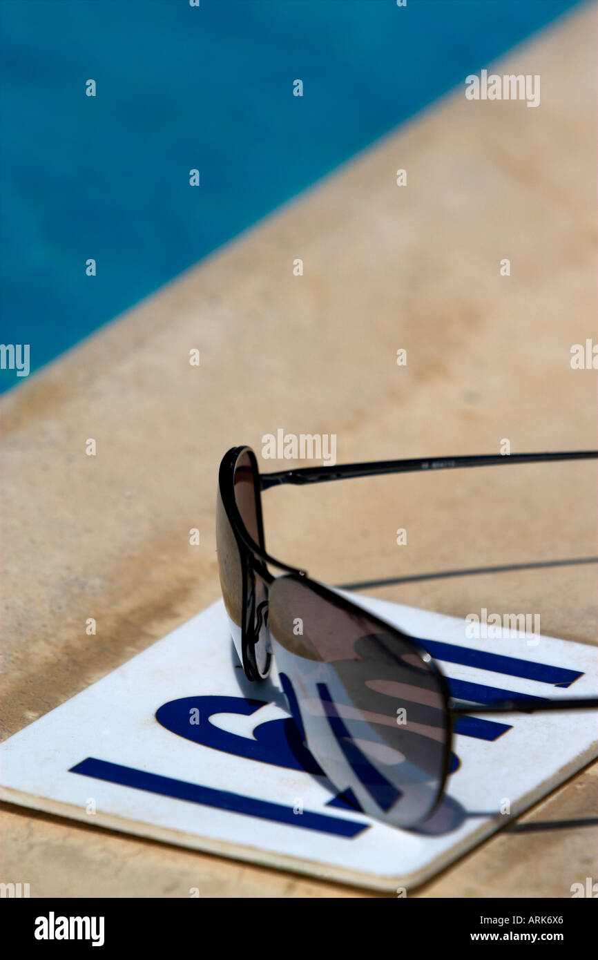 Swimming pool, Poolside scene Stock Photo - Alamy