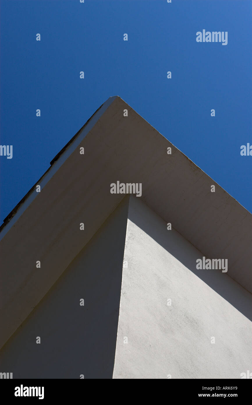 Roof and wall corner Stock Photo - Alamy