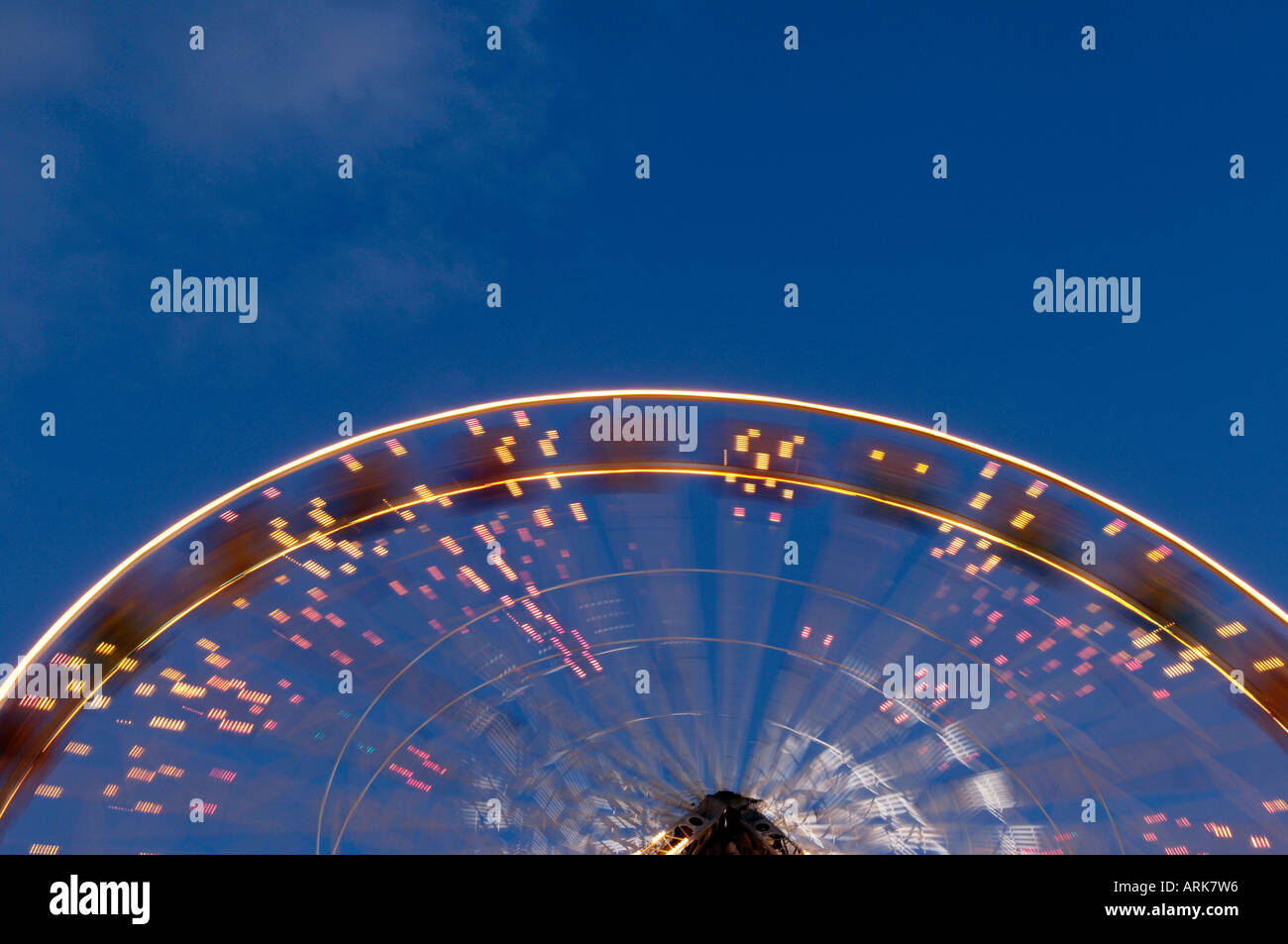 Big wheel blackpool at dusk during the illuminations Stock Photo - Alamy