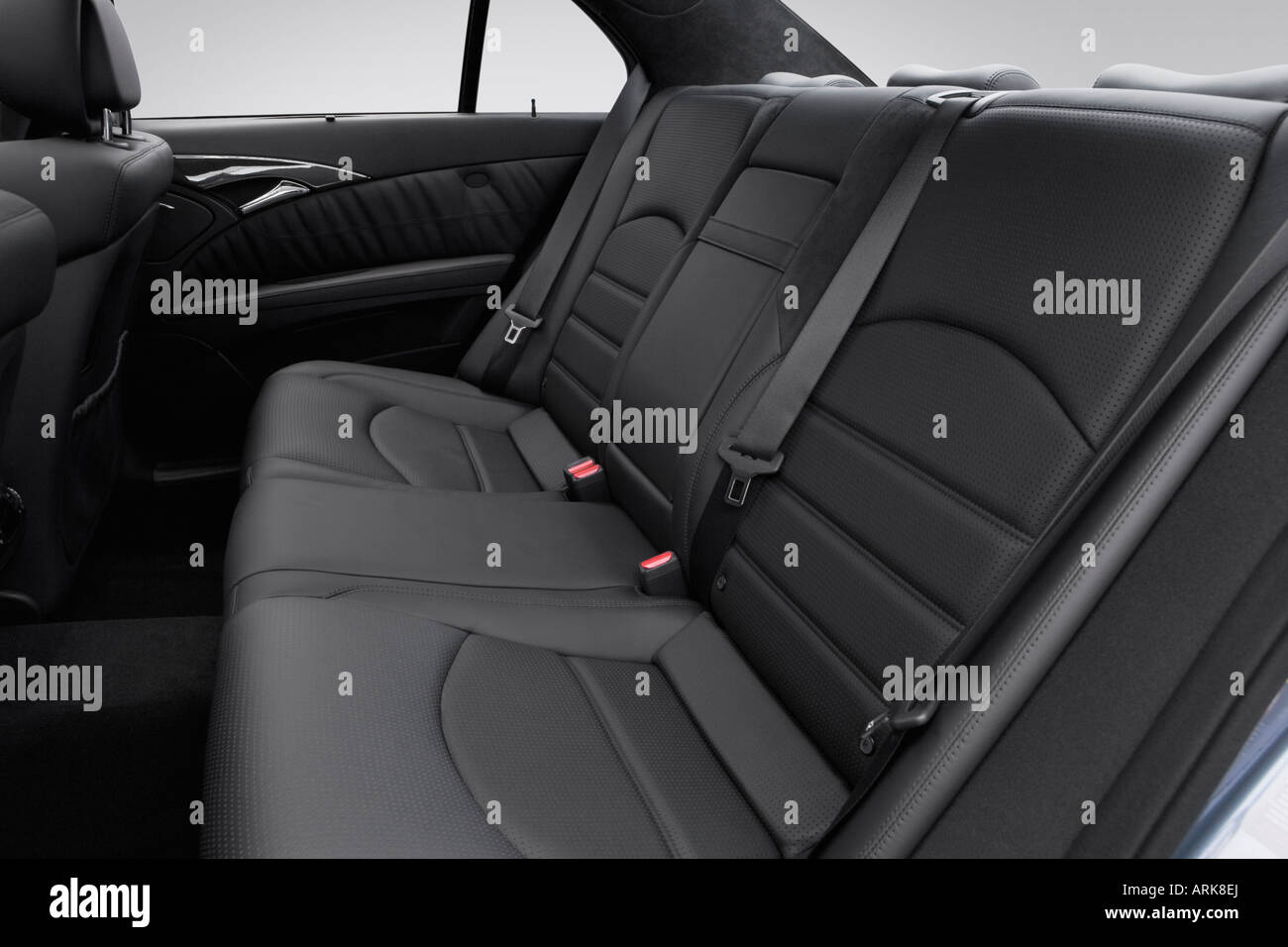 2008 Mercedes-Benz E-Class E63 AMG in Gray - Rear seats Stock Photo - Alamy