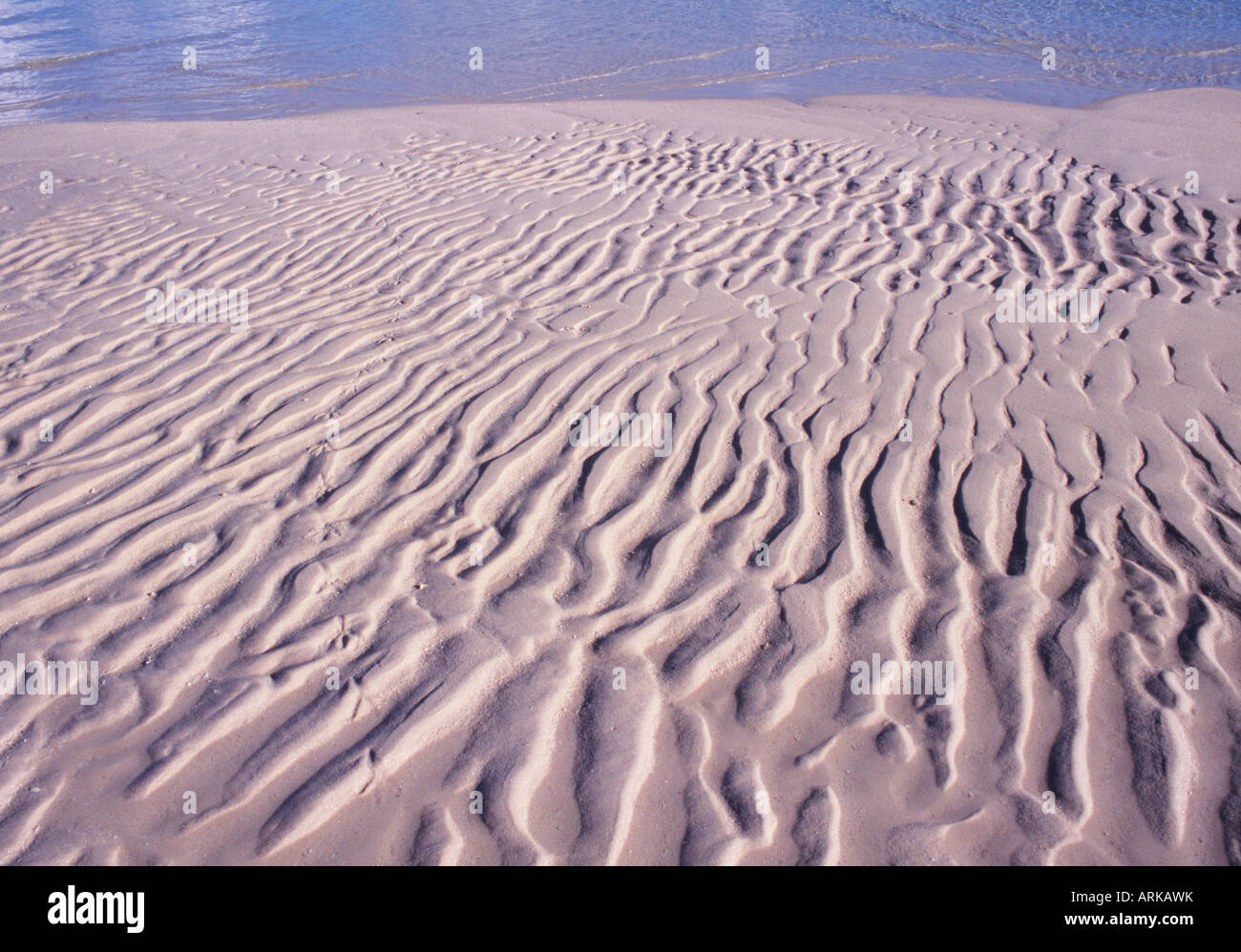 Sand pattern, beach, Sabah, East Malaysia, Borneo Stock Photo - Alamy