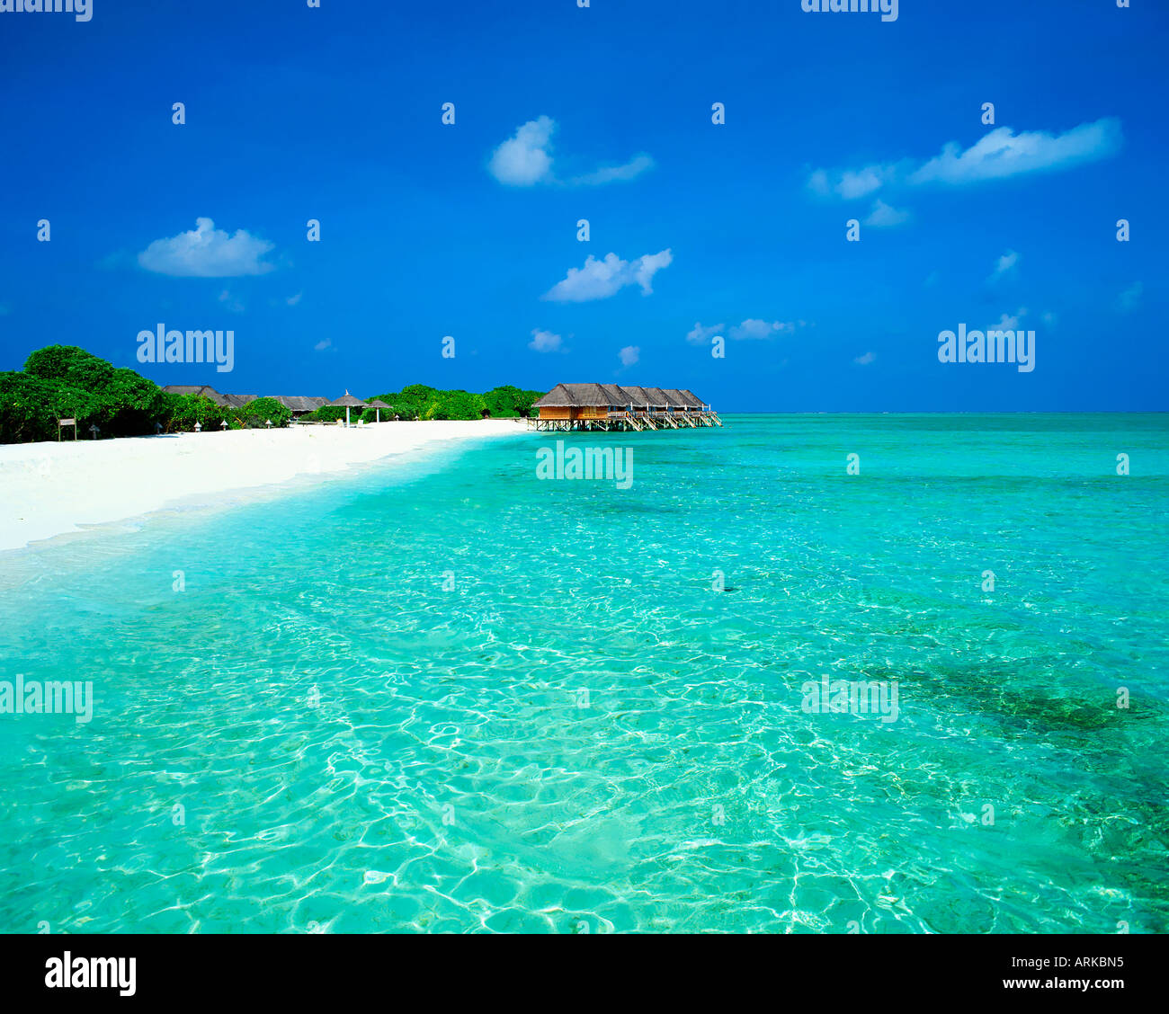 Aqua colored beach at resort in Southeast Asia Stock Photo - Alamy