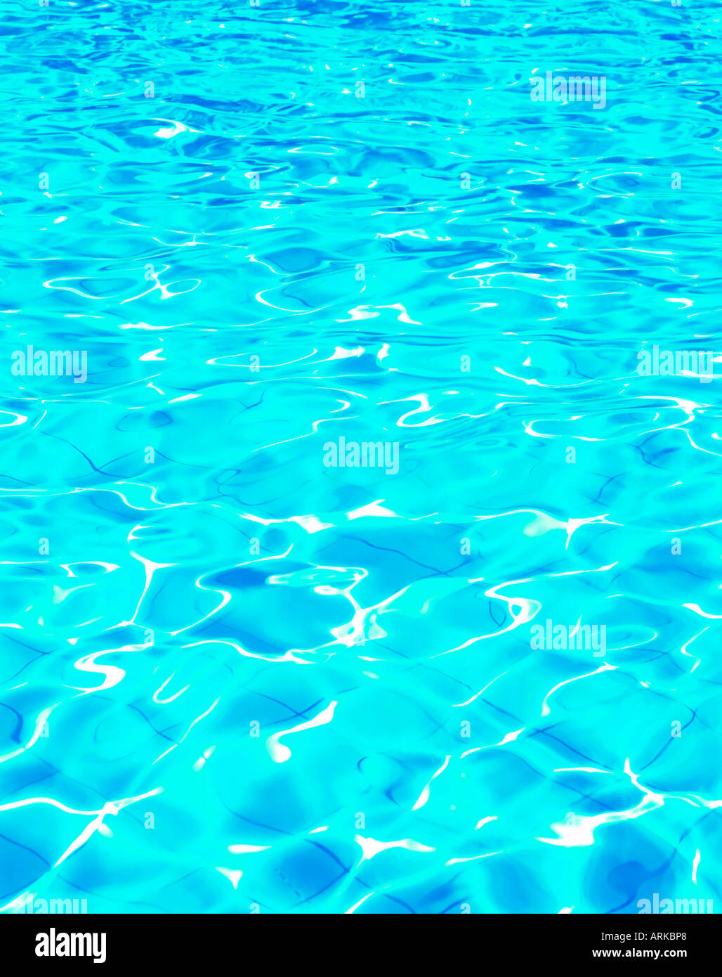 Sparkling aqua colored water surface Stock Photo - Alamy