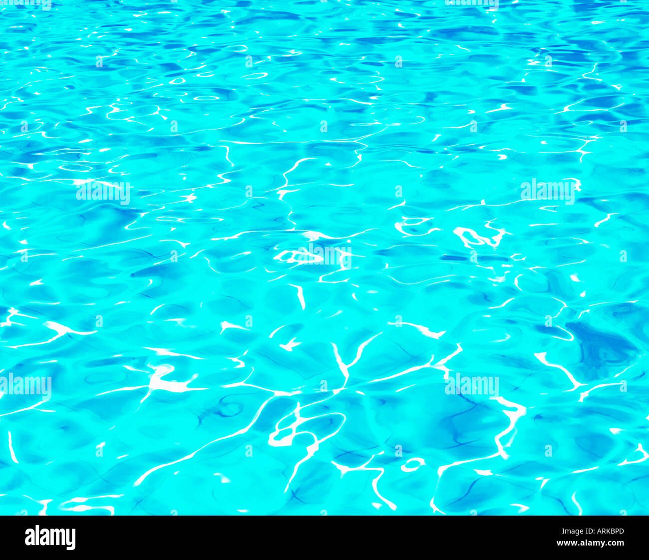 Sparkling aqua colored water surface Stock Photo - Alamy