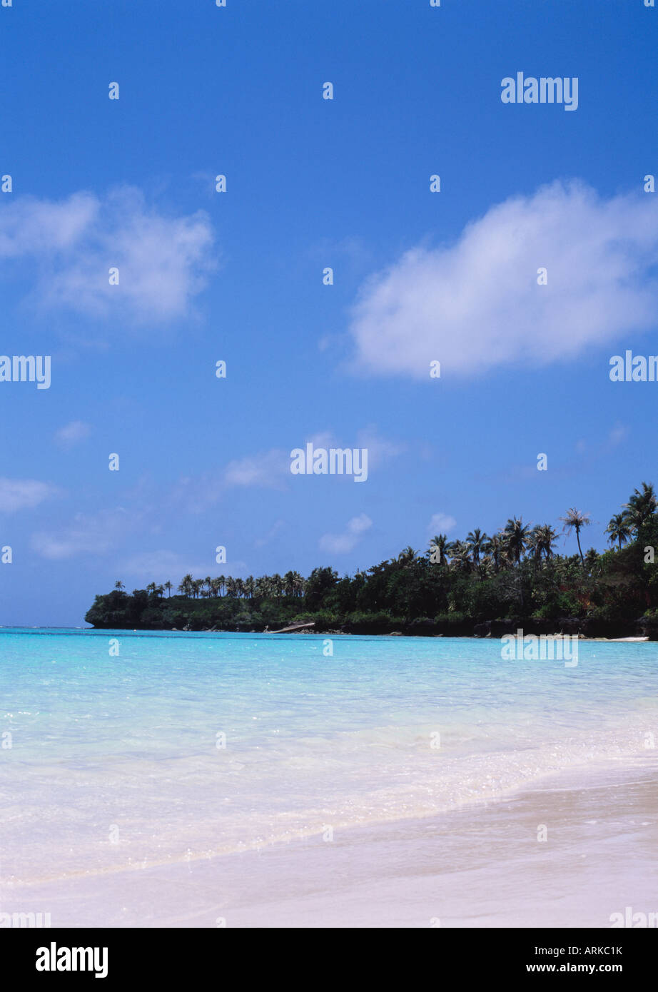 Beach and island, Lifou Island, New Caledonia Stock Photo - Alamy