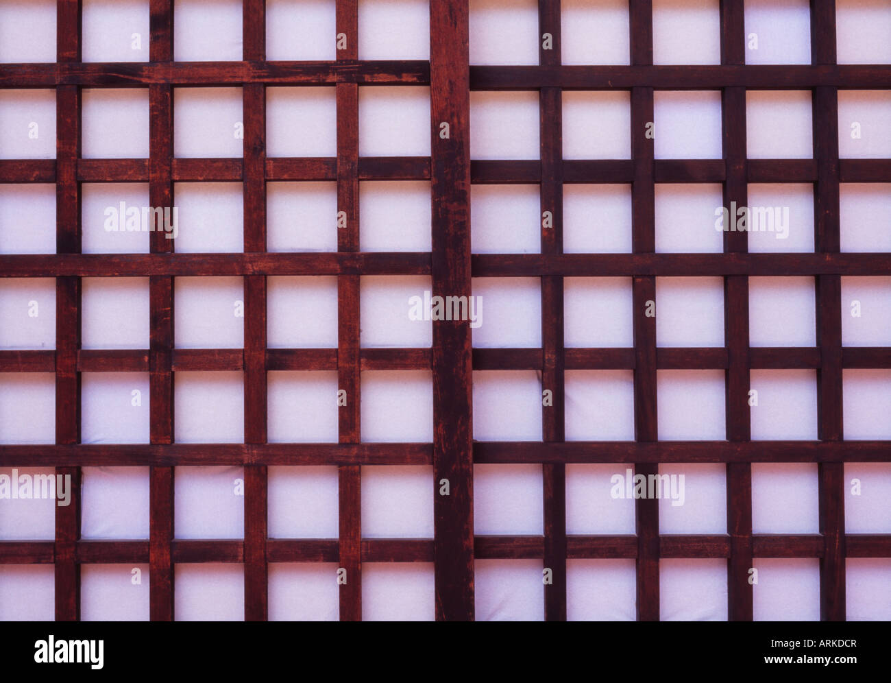 Shoji Paper, Japanee paper sliding window Stock Photo - Alamy