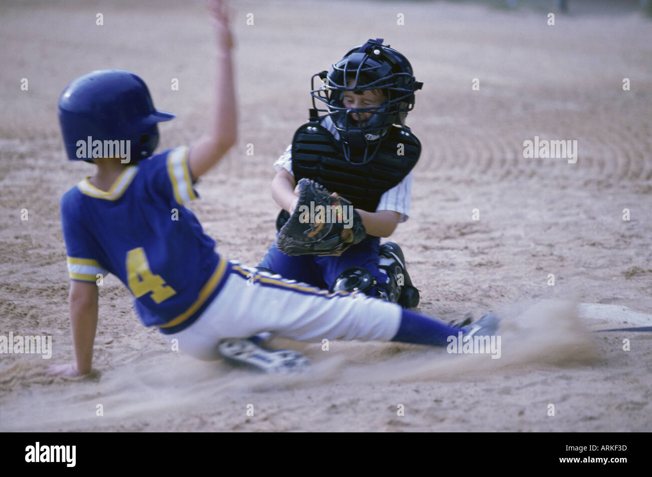 Children baseball slide hi-res stock photography and images - Alamy