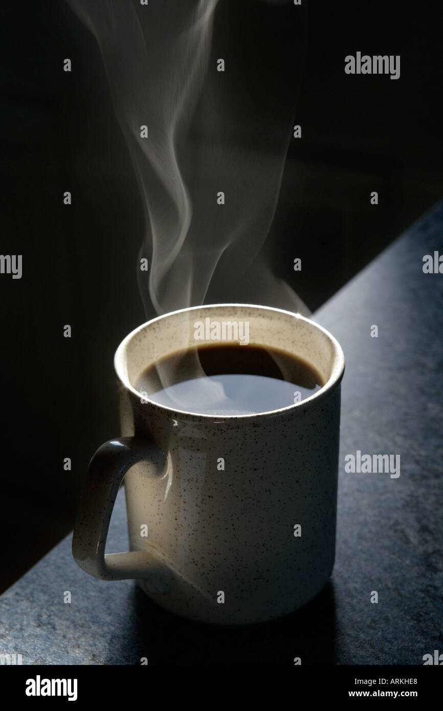 Hot steaming refreshing coffee hi-res stock photography and images - Alamy