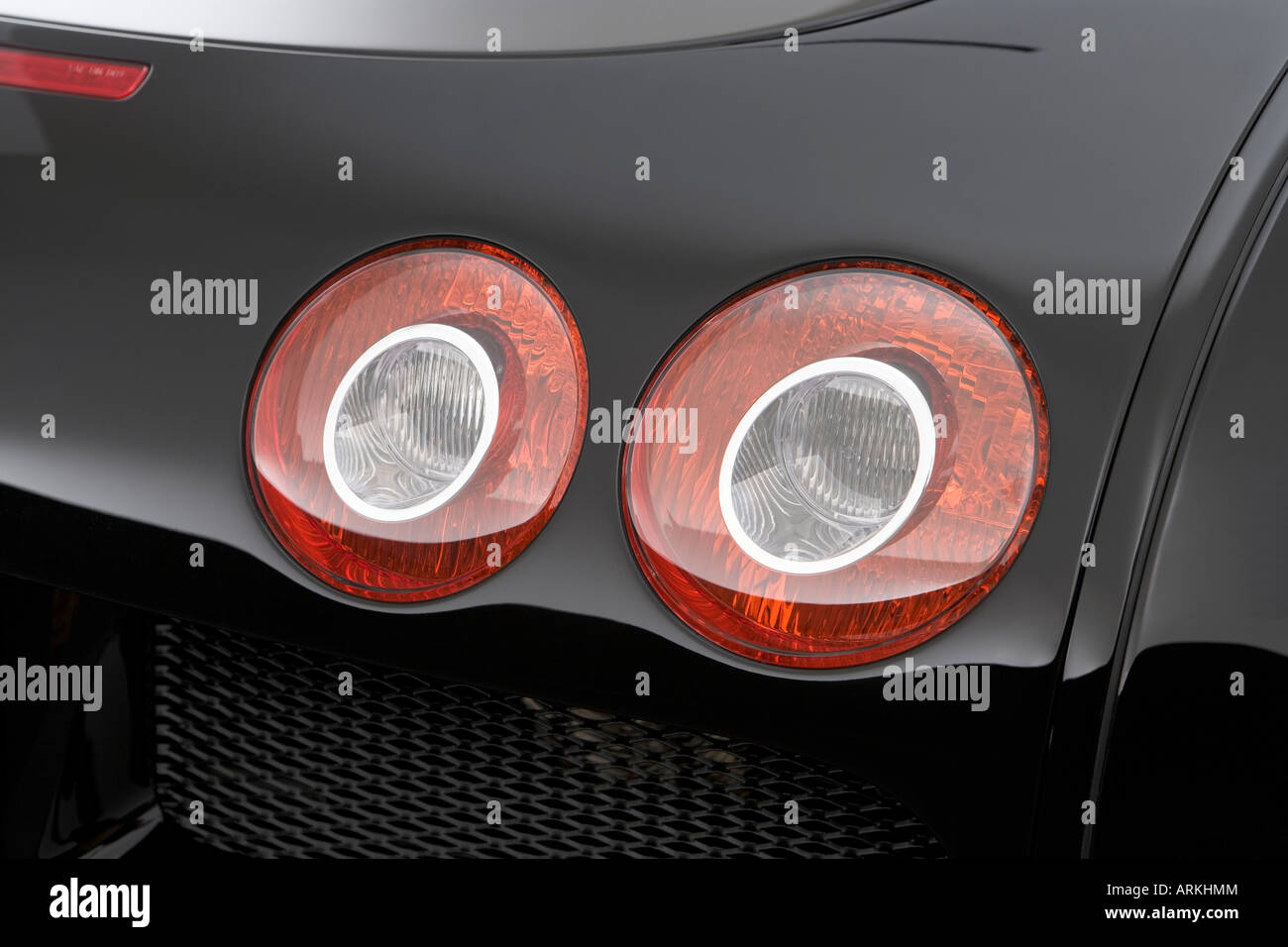 2008 Bugatti Veyron 16.4 in Black - Tail light Stock Photo - Alamy