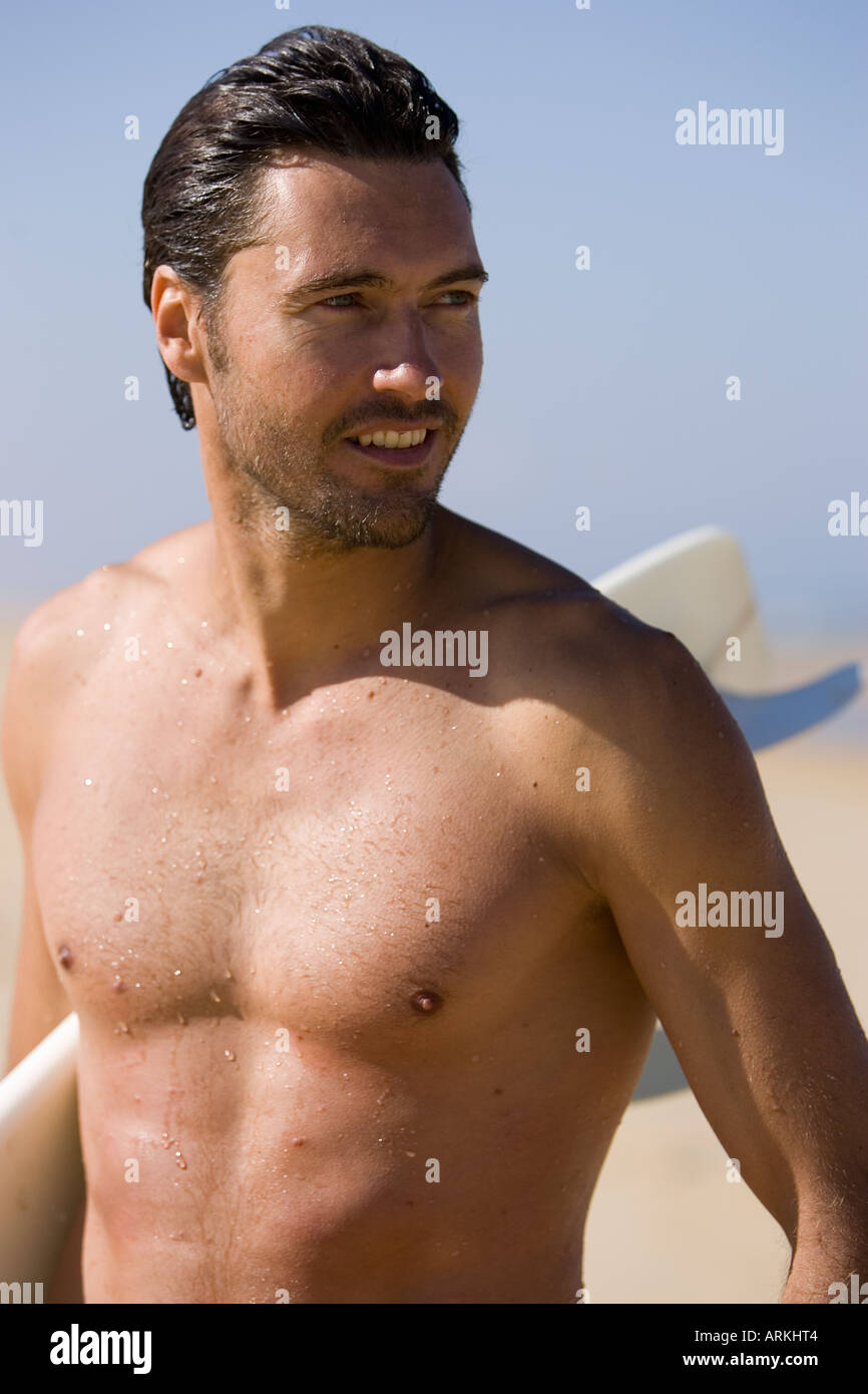 GARY GREEN SURFING IN HOSSEGOR FRANCE Stock Photo - Alamy