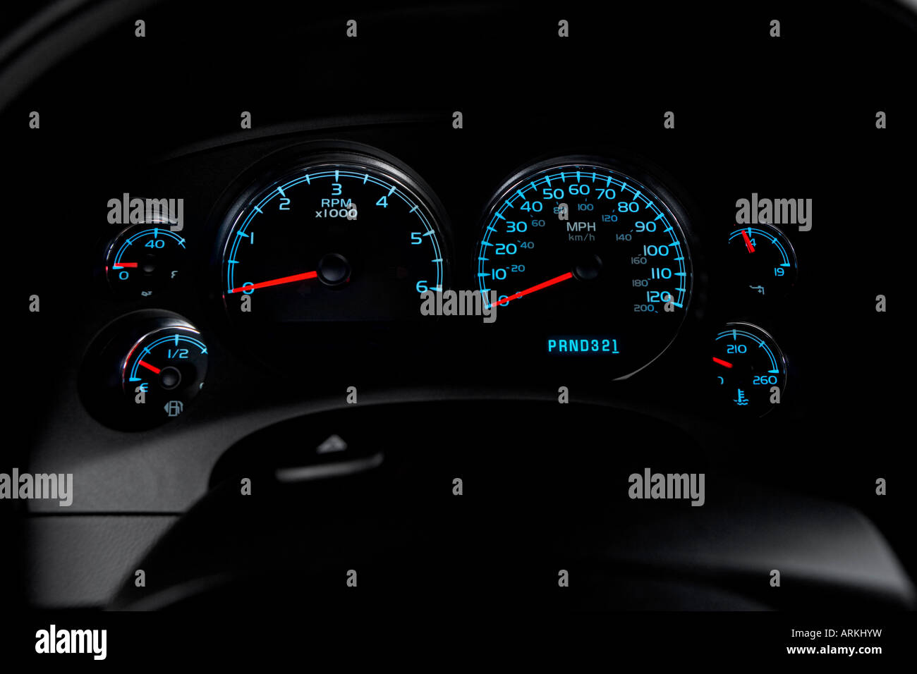 2008 Chevrolet Silverado 1500 LTZ in Black - Speedometer/tachometer ...