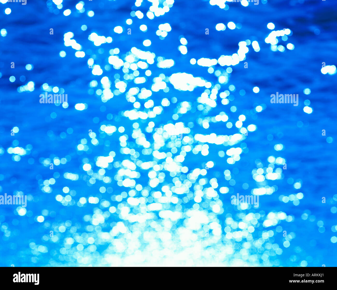 Closeup of sparkling blue ocean water Stock Photo - Alamy