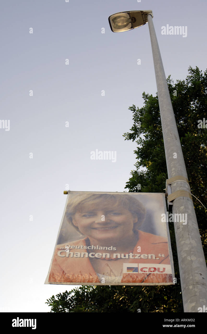 Germany woman election poster hi-res stock photography and images - Alamy