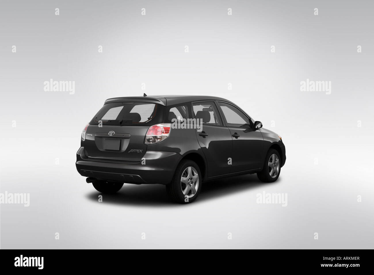 2008 Toyota Corolla Matrix in Gray - Rear angle view Stock Photo - Alamy