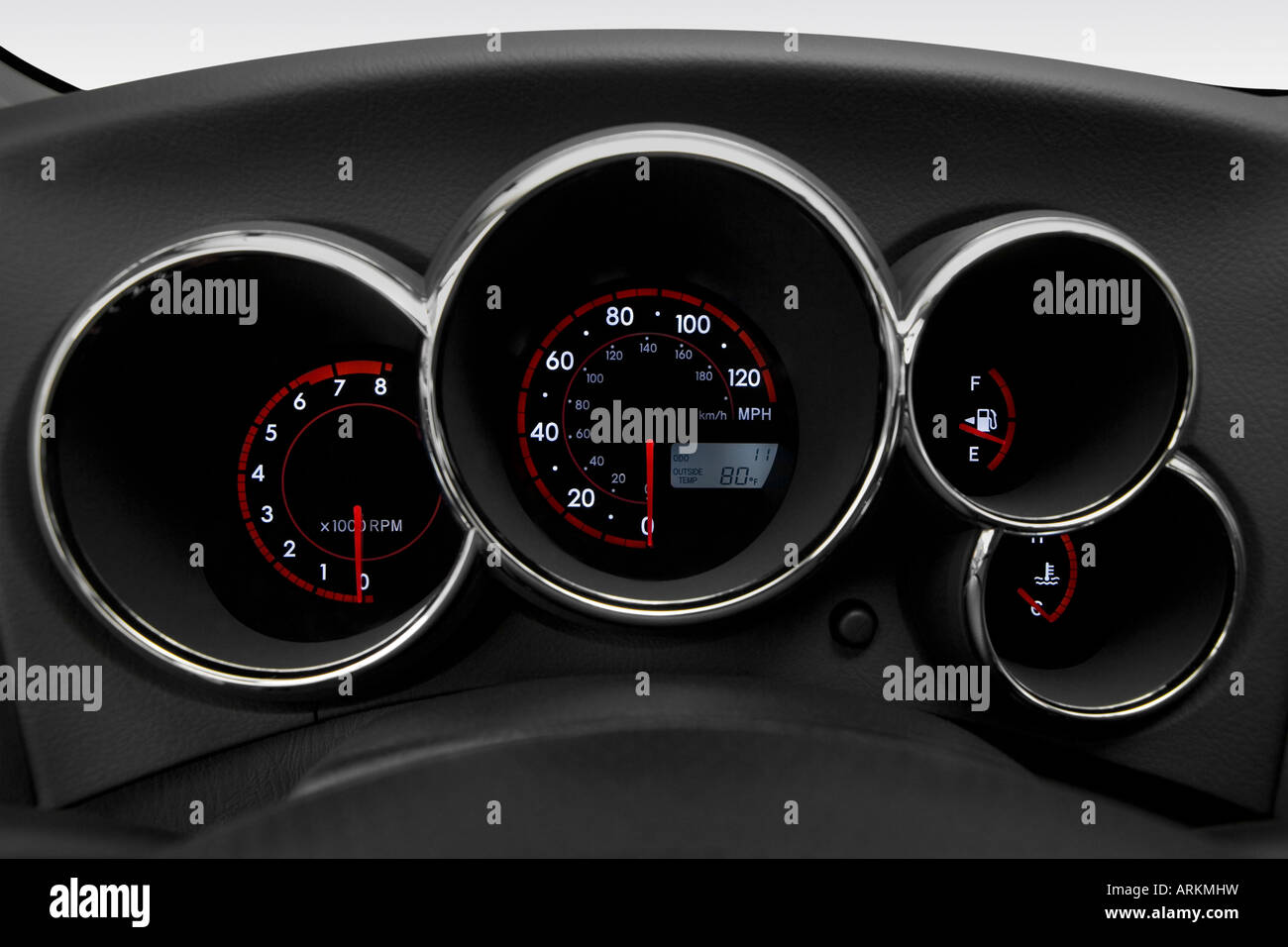 2008 Toyota Corolla Matrix in Gray - Speedometer/tachometer Stock Photo ...